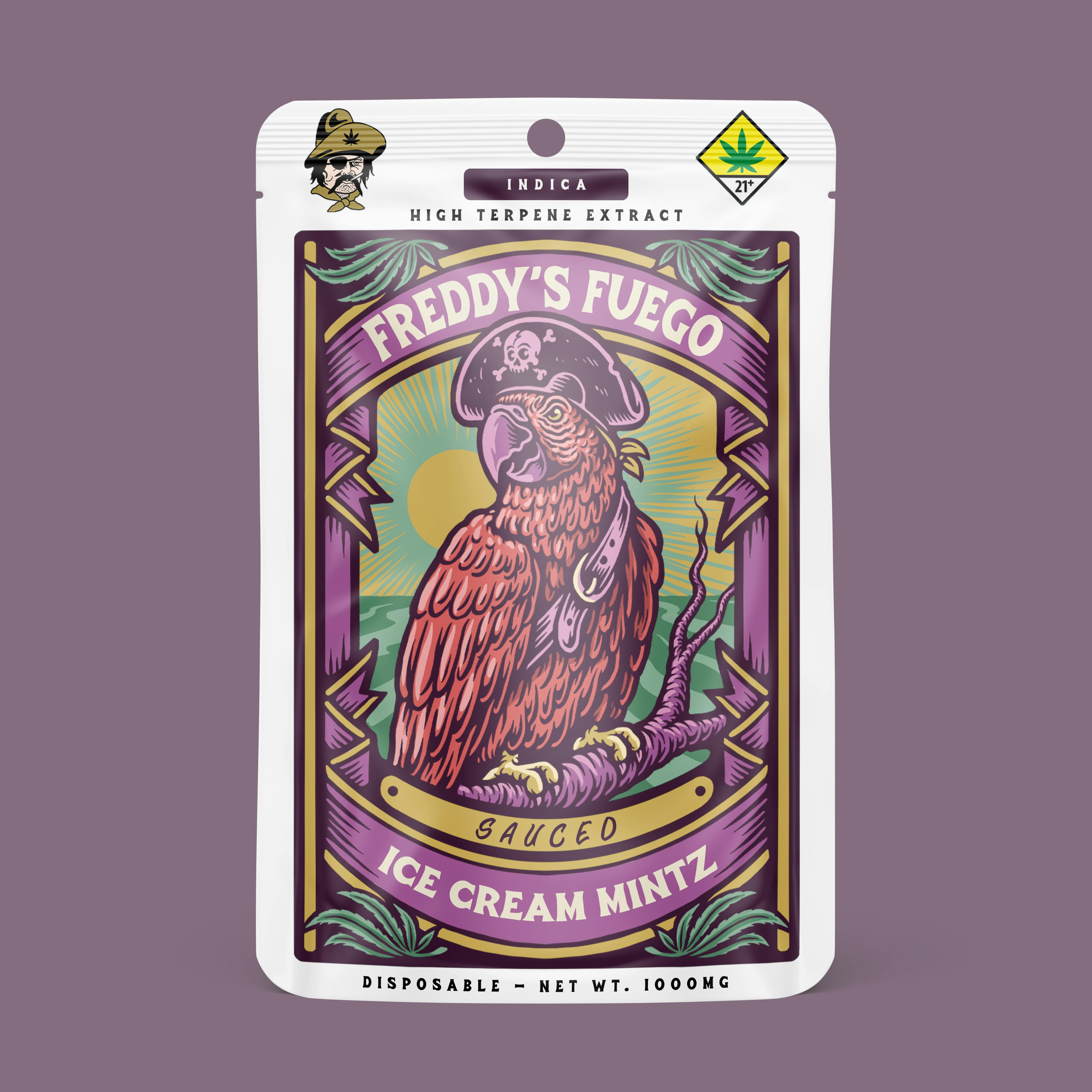 Ice Cream Mintz - Sauced (HTE) Disposable - Freddy's Fuego