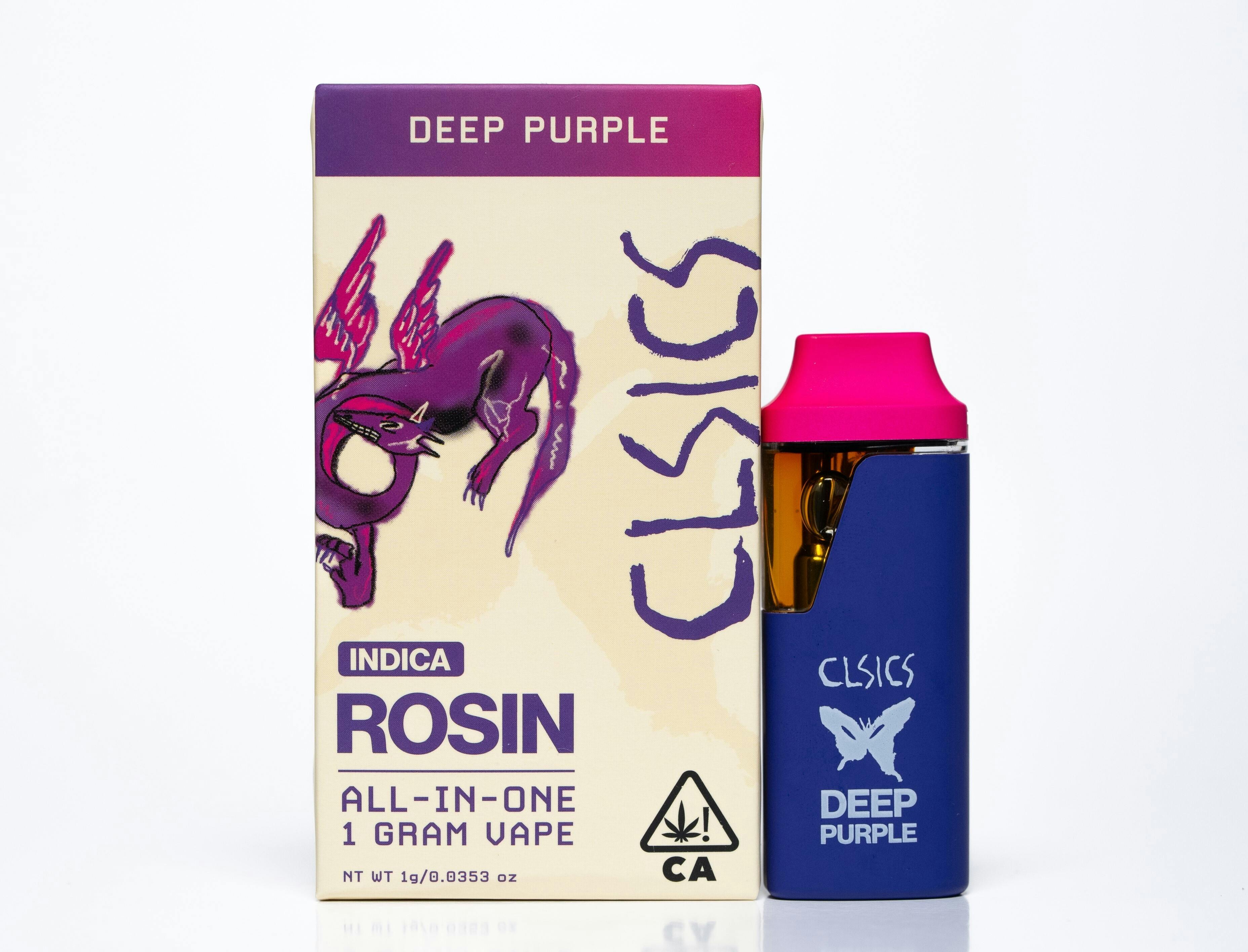 Deep Purple - LIVE ROSIN ALL IN ONE VAPE 1g - CLSICS Rosin & Rosin ...