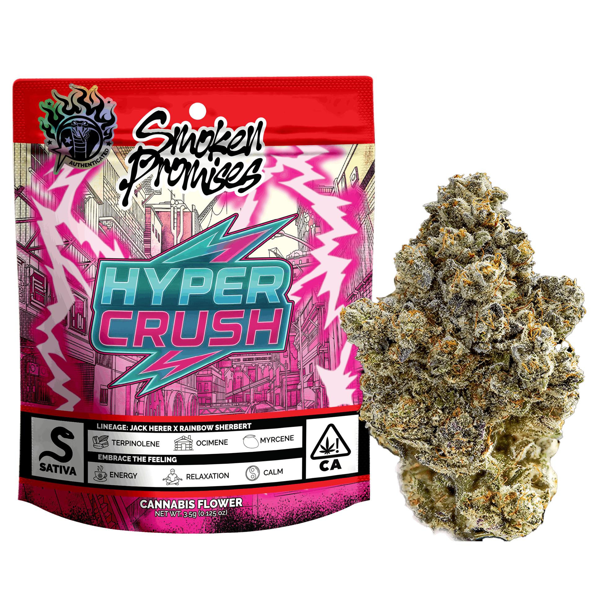 Hyper Crush | Flower | 3.5g - Purple Star MD | Weedmaps