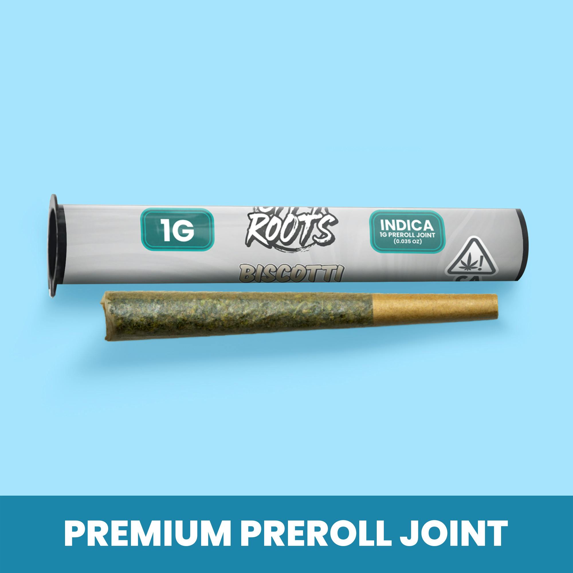 Biscotti (Indica) Preroll 1g - City Roots
