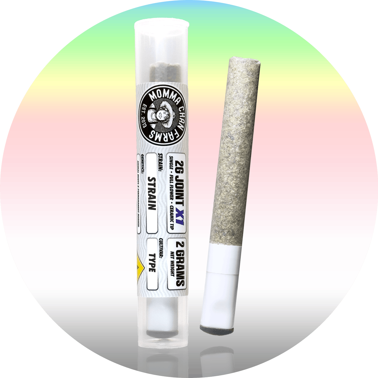 Rainbow Runtz - Joint 2G - Momma Chan Farms