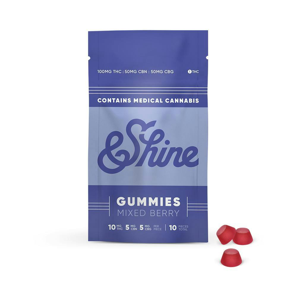 &Shine | 10pk Gummies | Mixed Berry - &SHINE