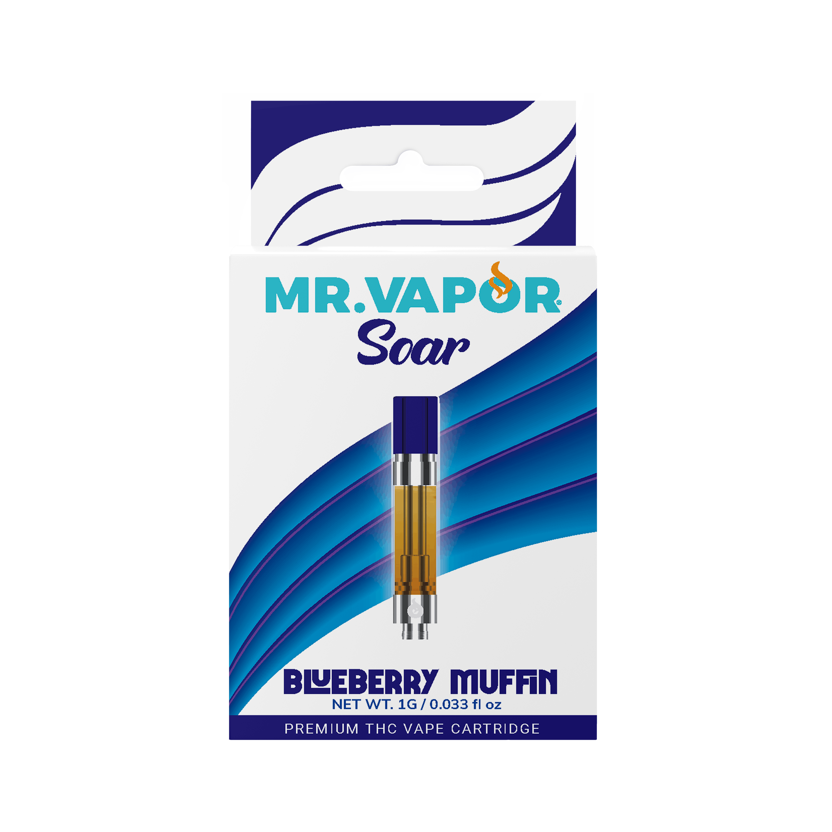 Mr. Vapor Soar - 1g Cart - Blueberry Muffin - Mr. Vapor Soar