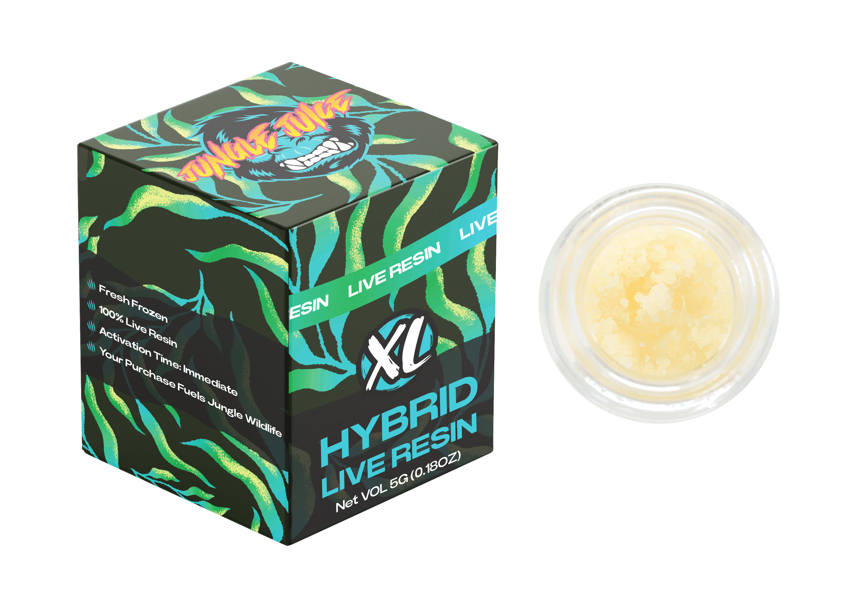 5g Live Resin Concentrates - Hybrid - Jungle Juice