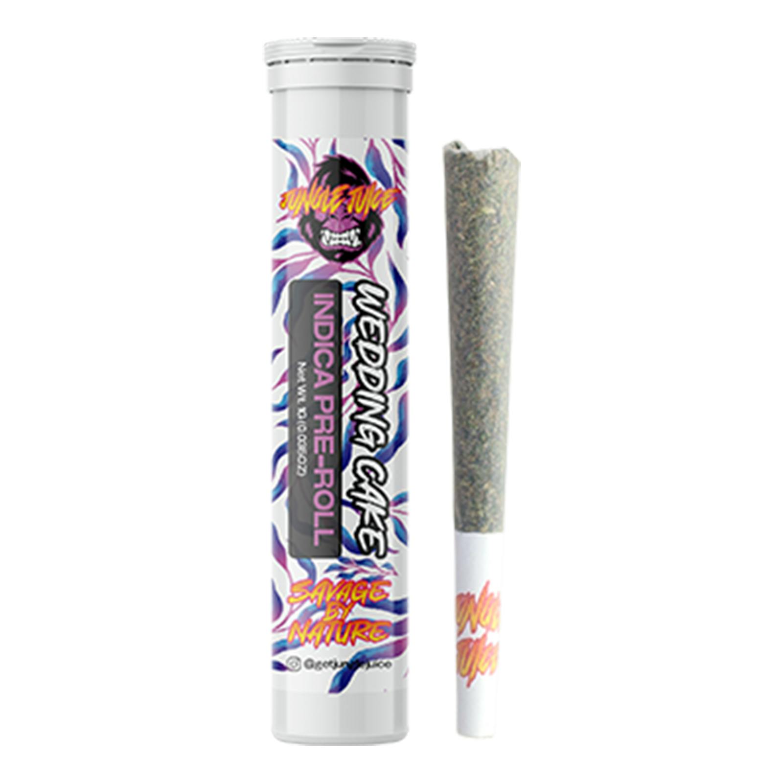 Jungle Juice - Wedding Cake - 1g Pre-Roll - Lake Life Farms - Cedar ...