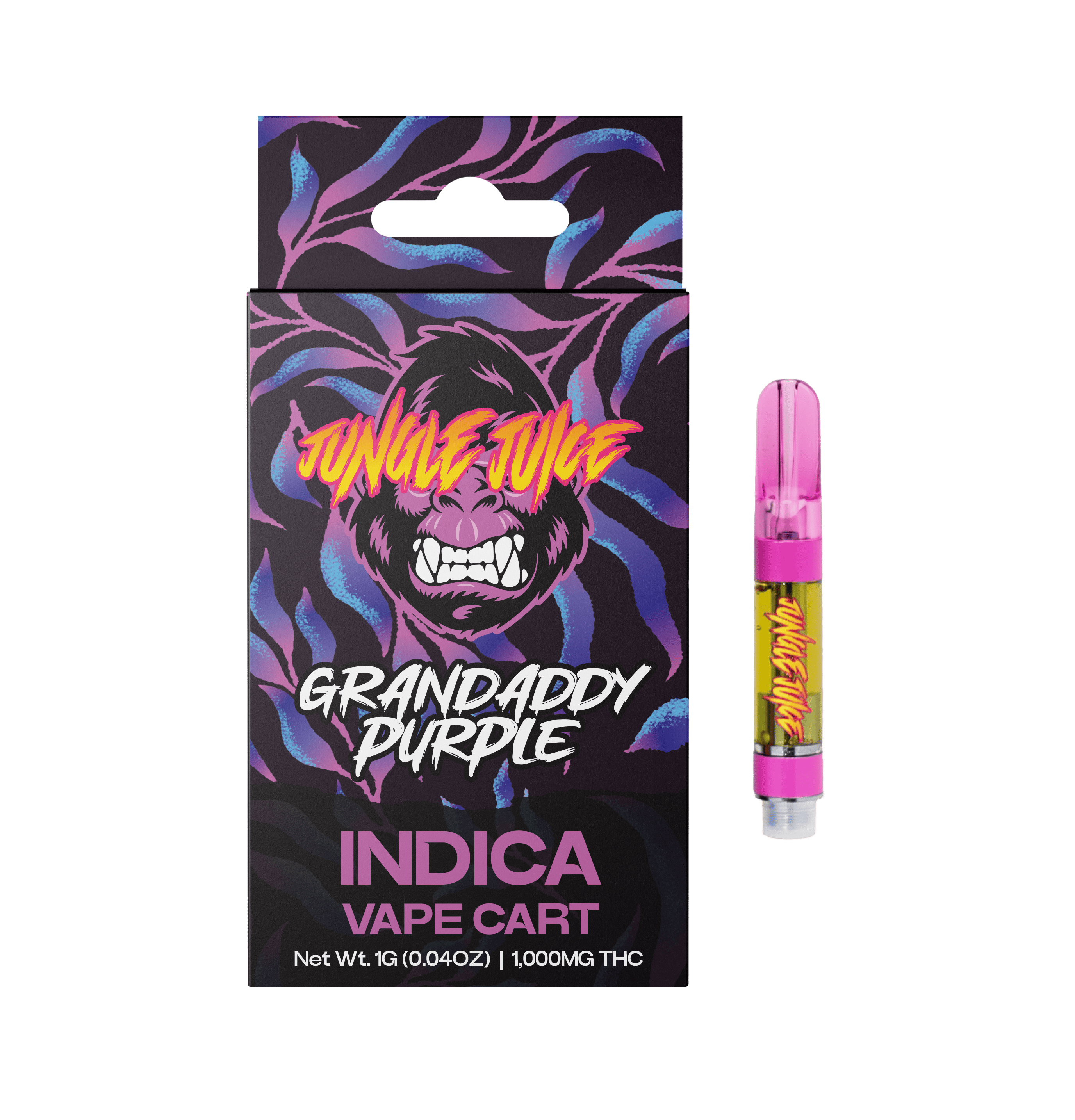Jungle Juice - Grandaddy Purple - 1g Cart - Smilez Dispensary Wayne ...