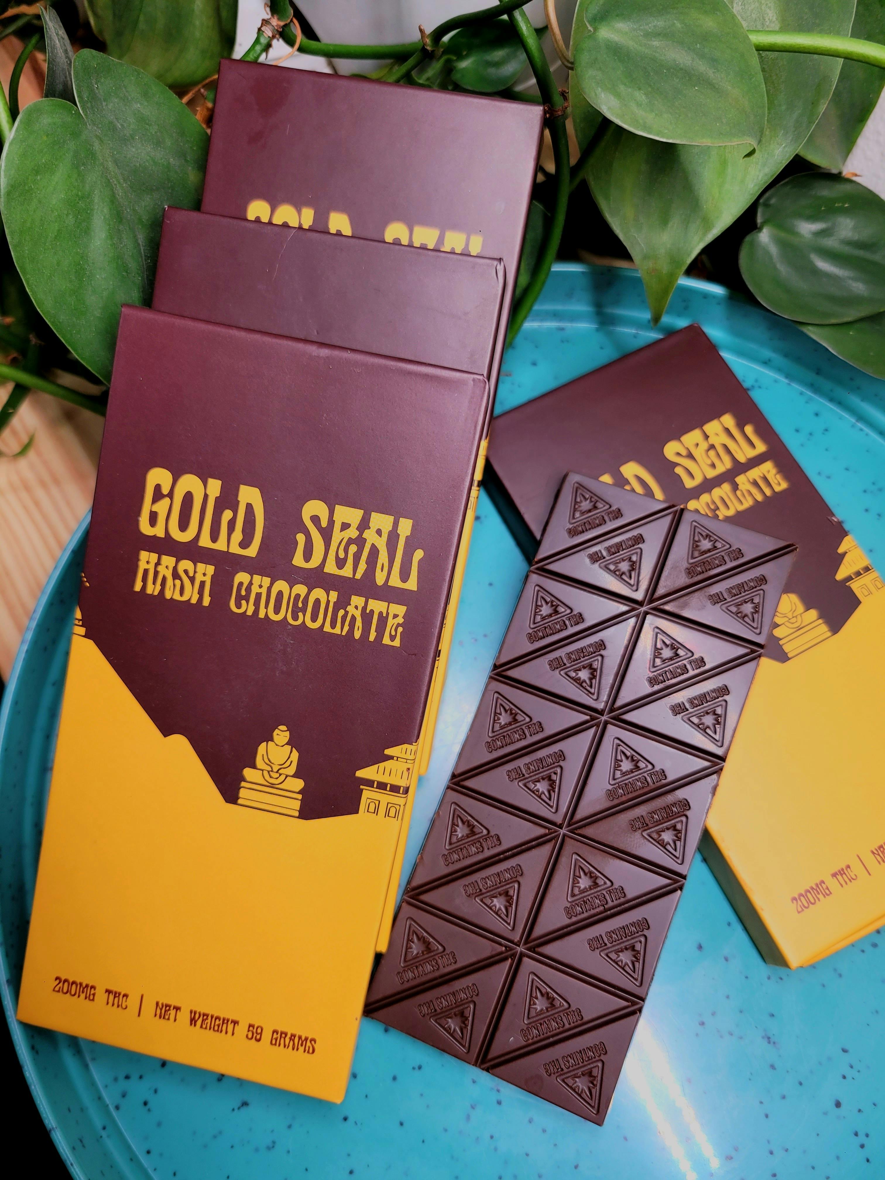 Noble Labs - Gold Seal Hash Chocolate | 200 MG - Noble Labs