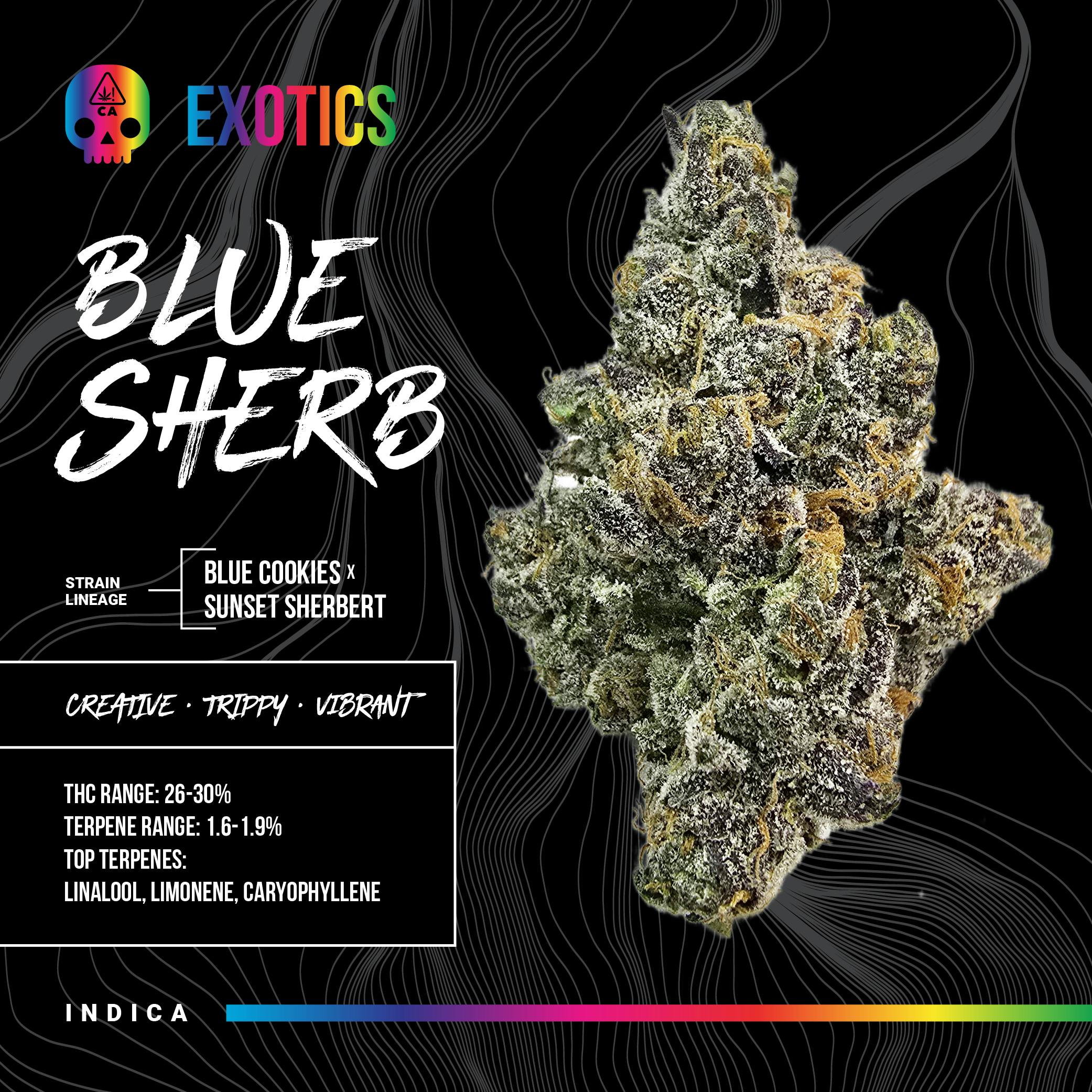 BOSKY - Blue Sherb (14G SMALL BUDS) - Bosky Genetics