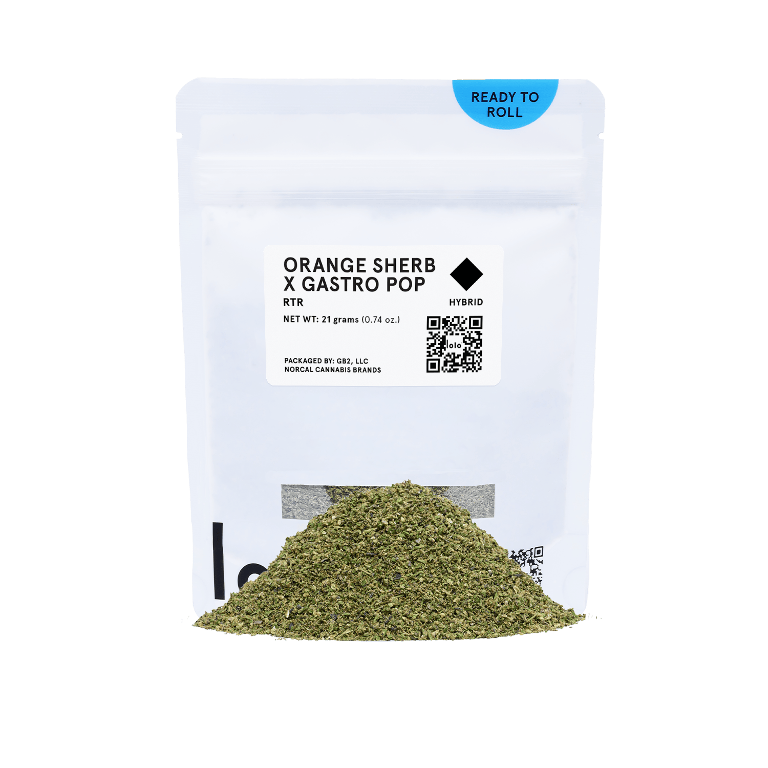 Orange Sherb x Gastro Pop | Indoor Ready To Roll | 21g - lolo