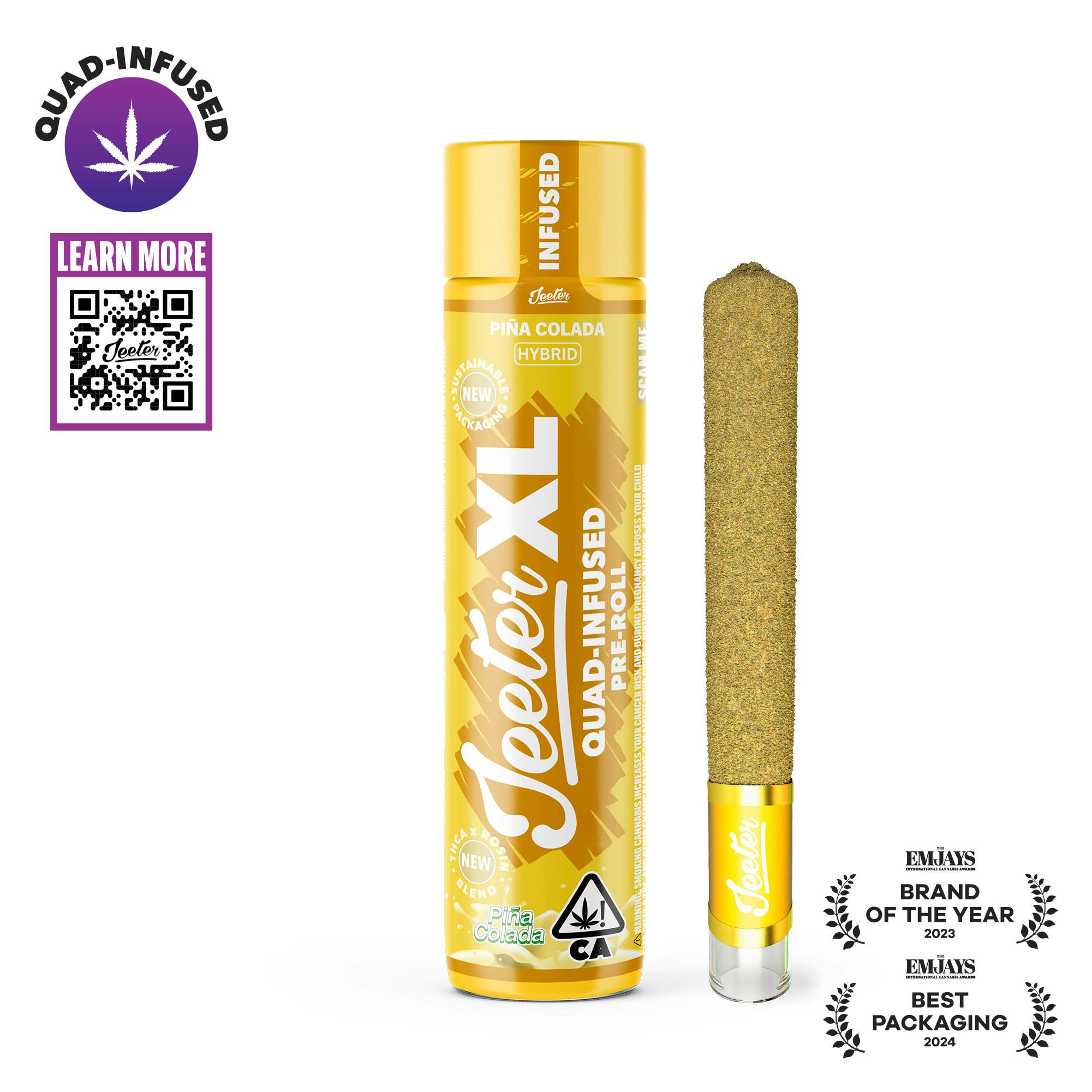 Jeeter XL | Quad-Infused - Piña Colada - Jeeter