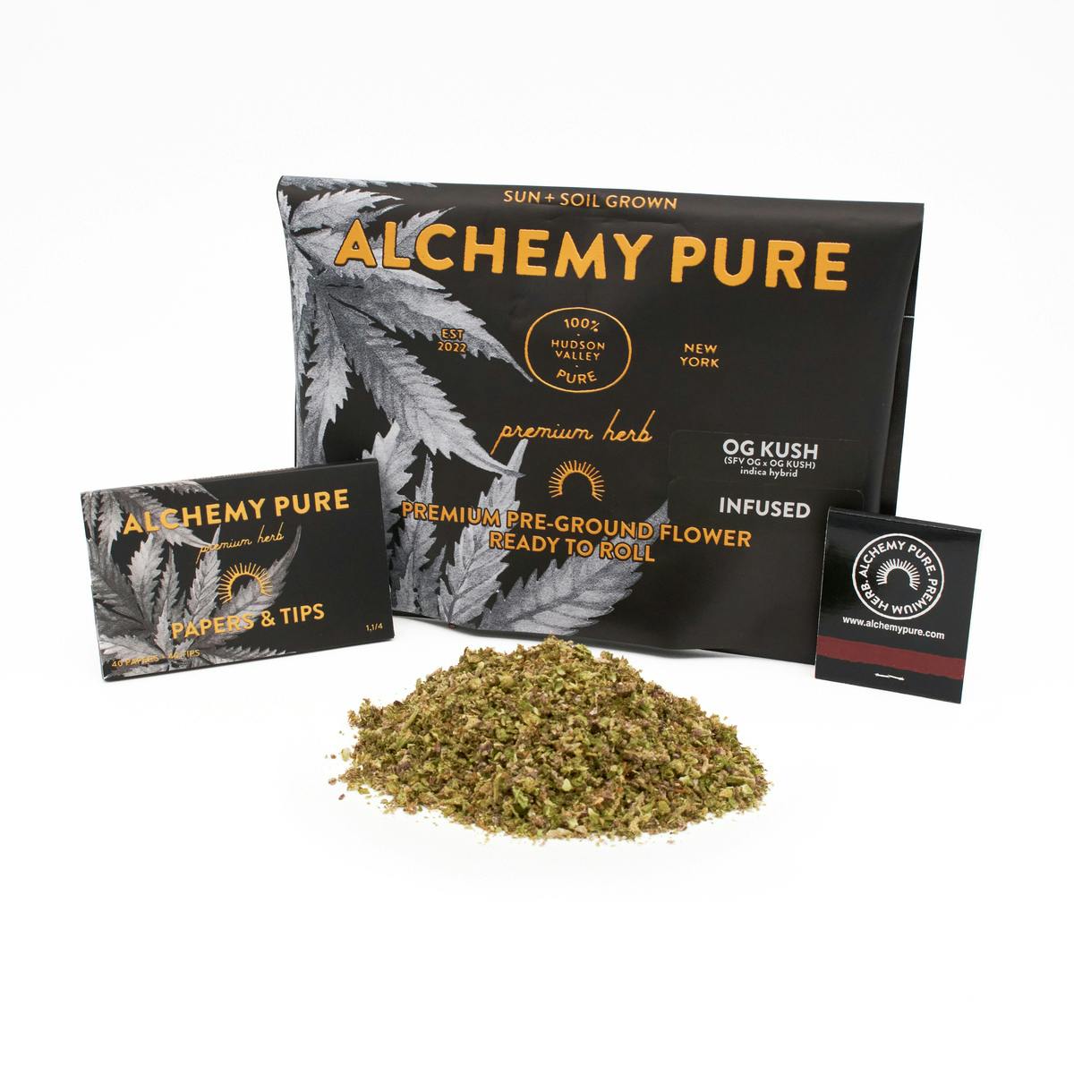 OG Kush 14g infused Roll Your Own pouch - Alchemy Pure