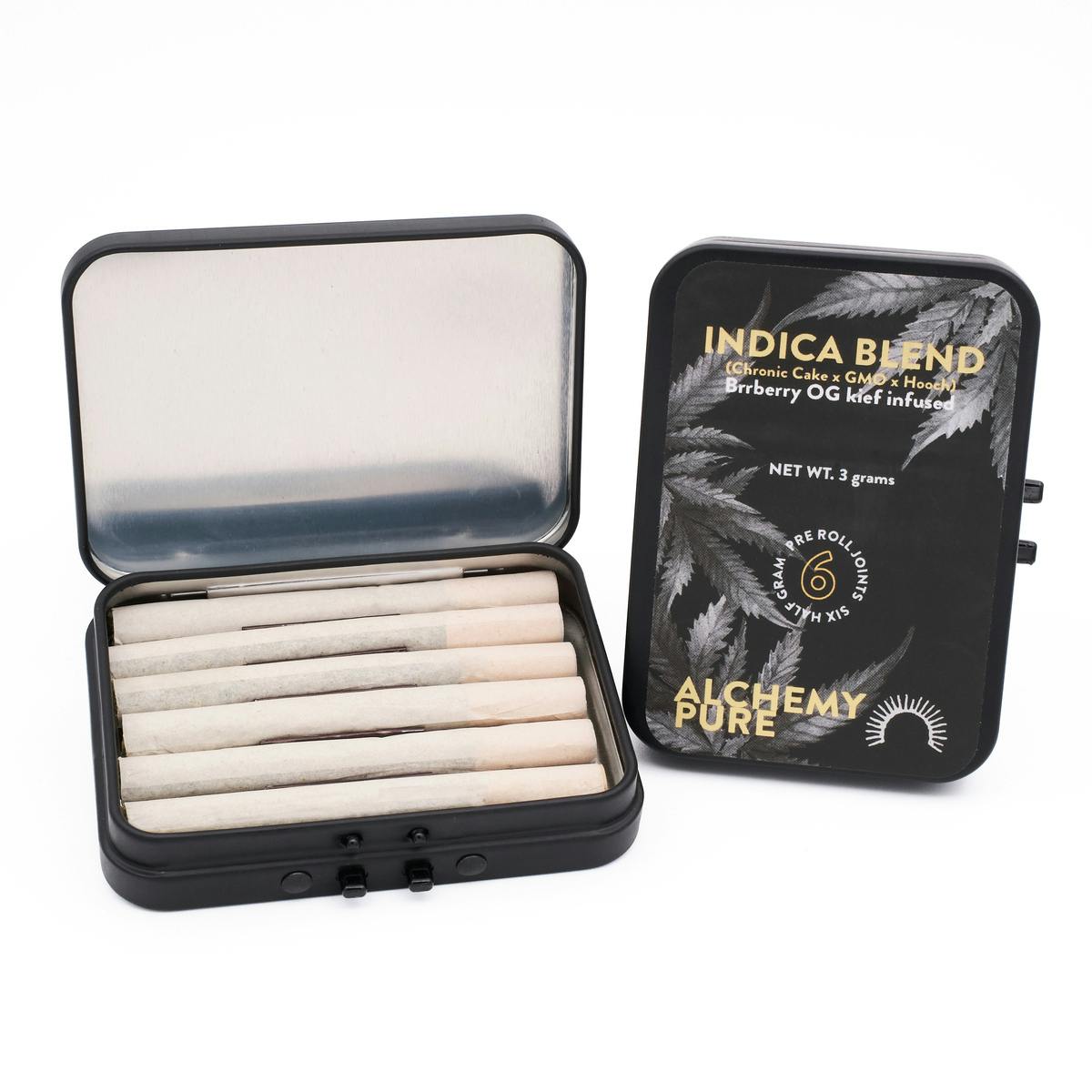 Indica Infused Pre Roll 6pk - Alchemy Pure