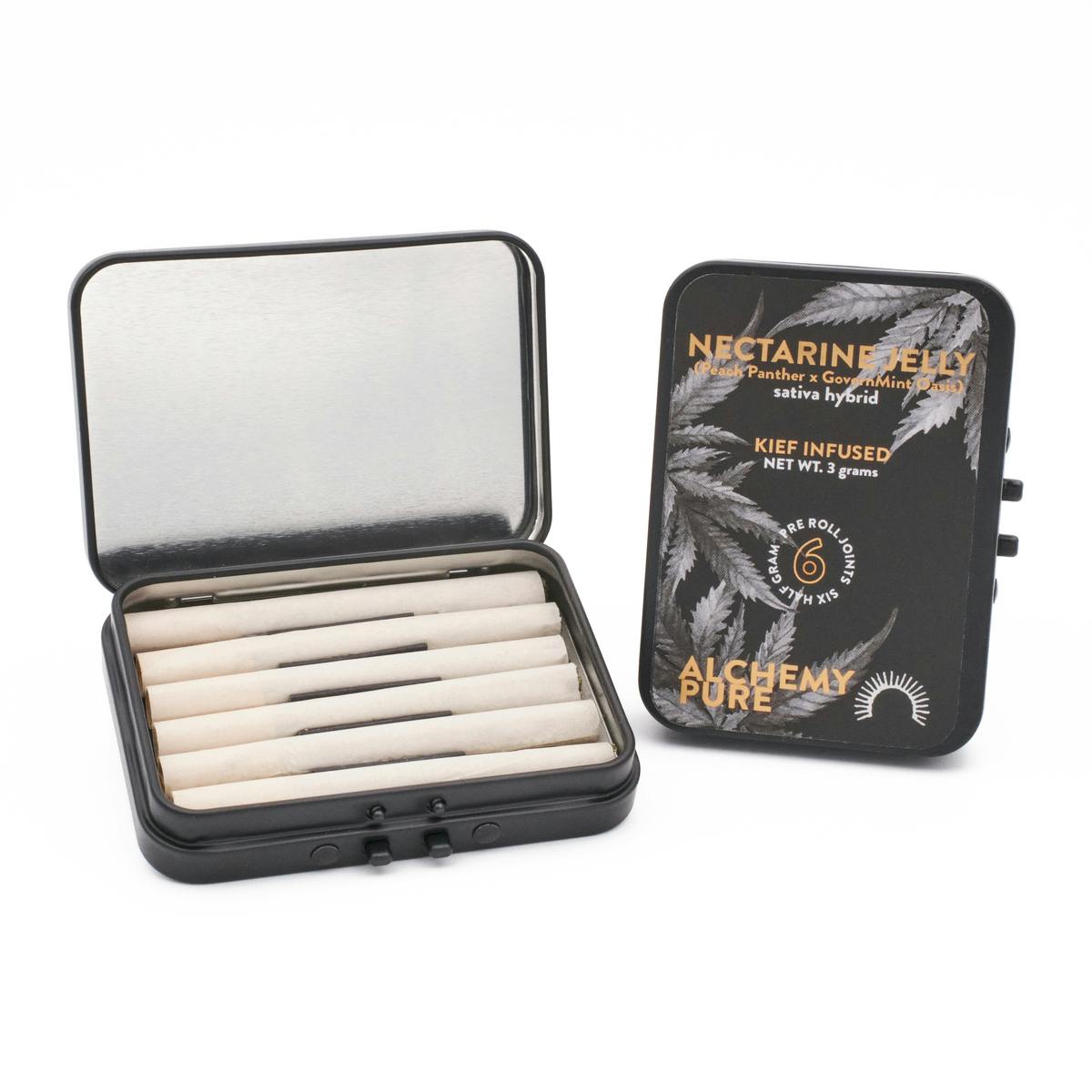 Nectarine Jelly infused pre roll 6pk - Alchemy Pure