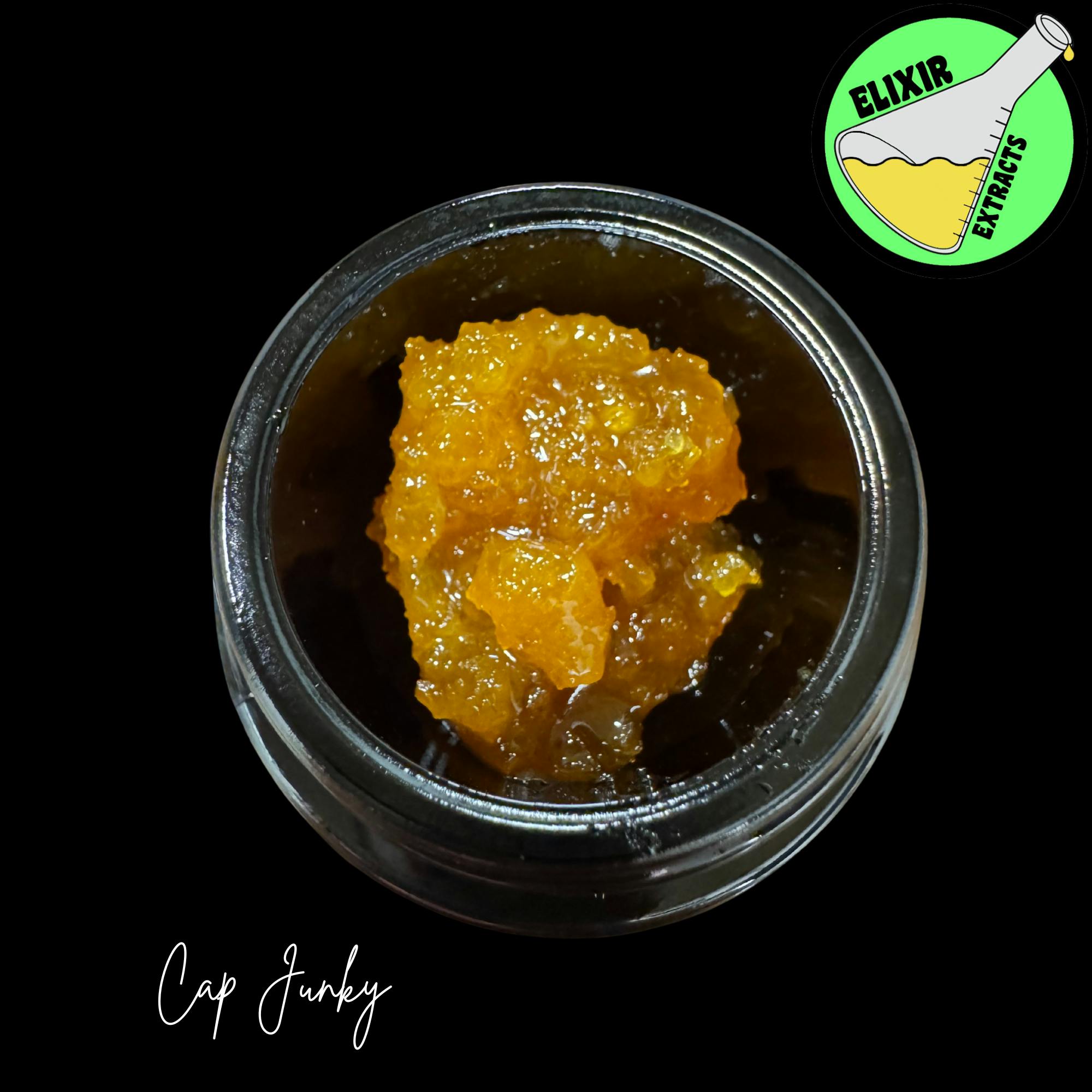 Cap Junky Cured Resin Baller Jar (3.5G) - Elixir Extracts
