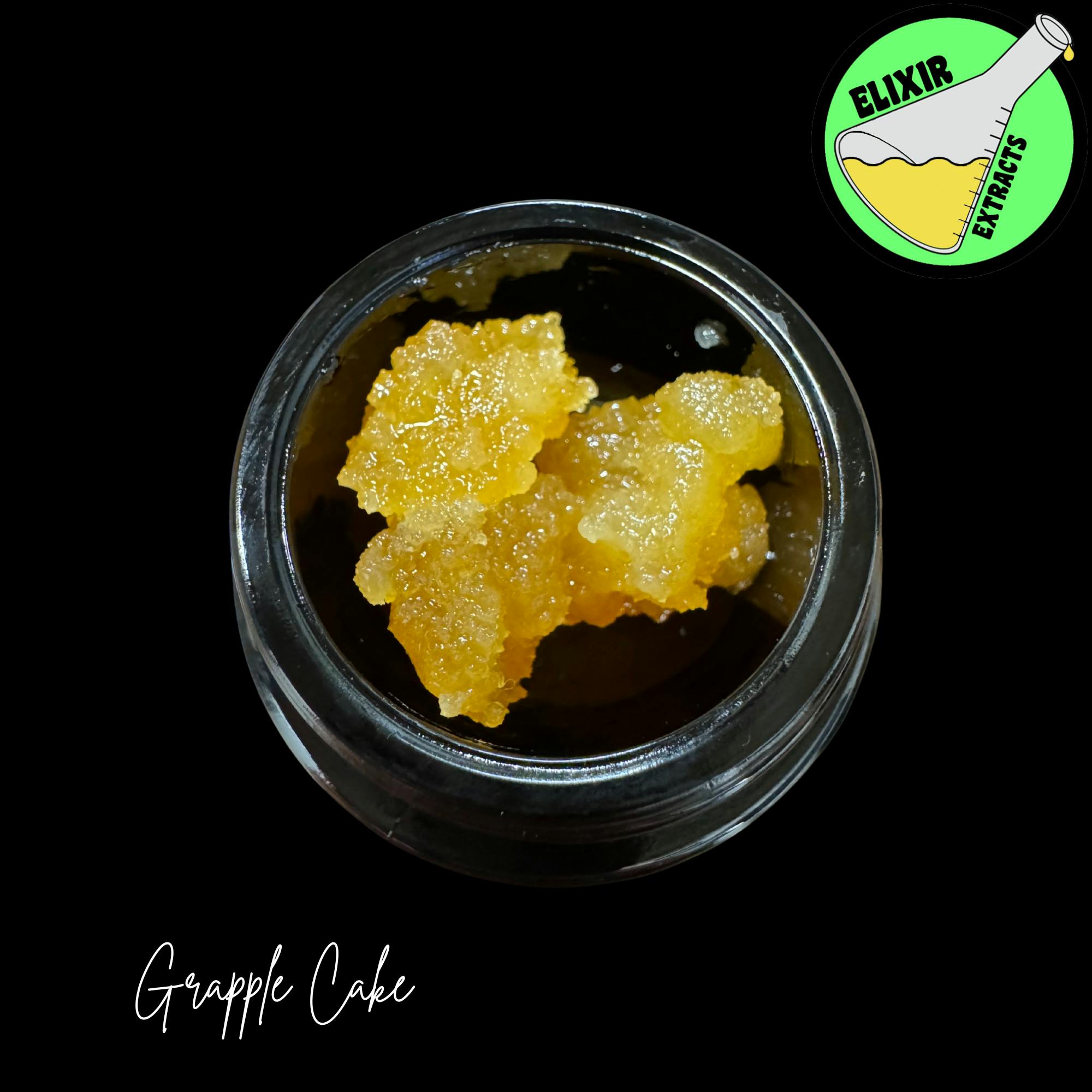 Grapple Cake Cured Resin Baller Jar (3.5G) - Elixir Extracts