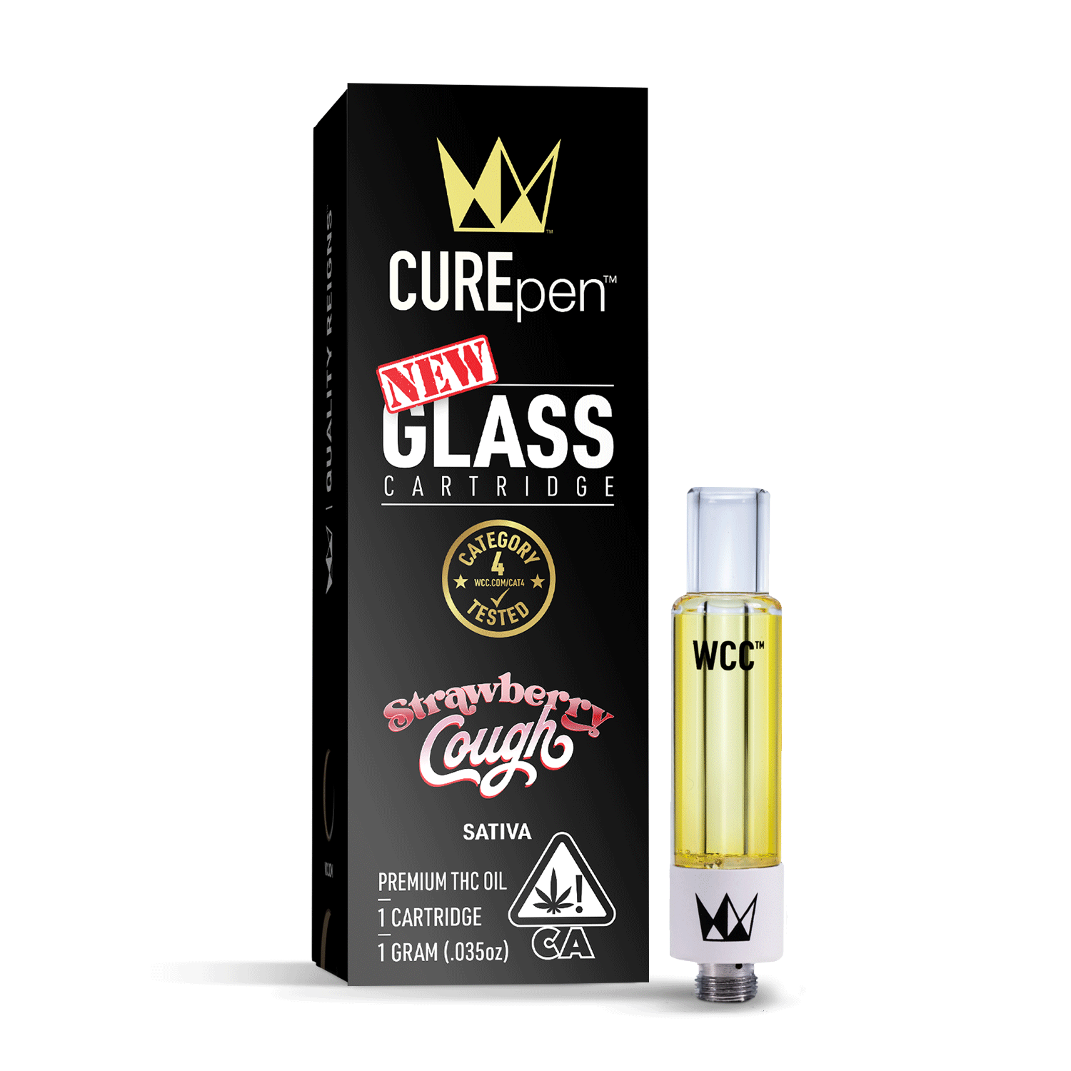 Strawberry Cough CUREpen Cartridge - West Coast Cure
