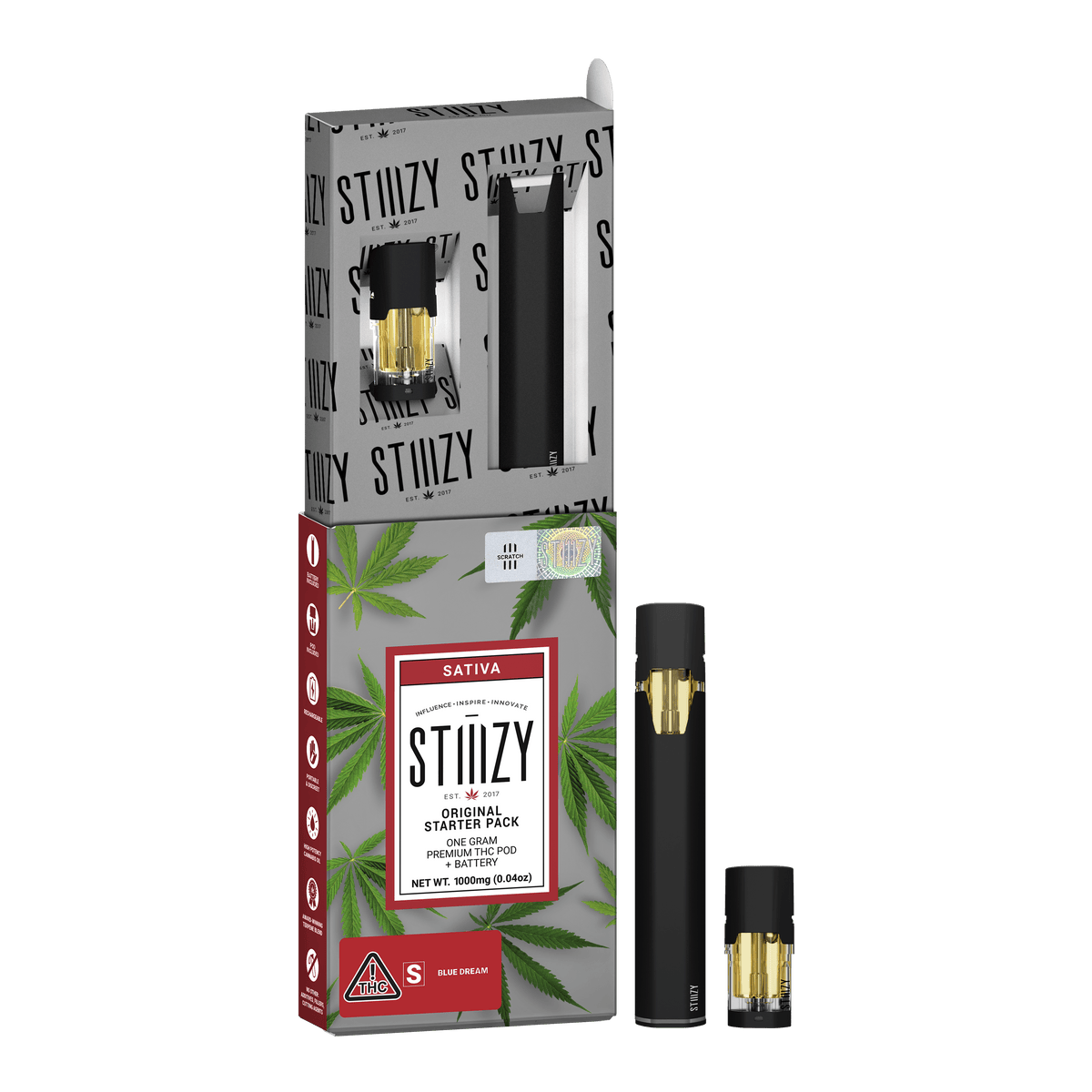 - Blue Dream - STIIIZY Starter Pack 1G Pod - STIIIZY