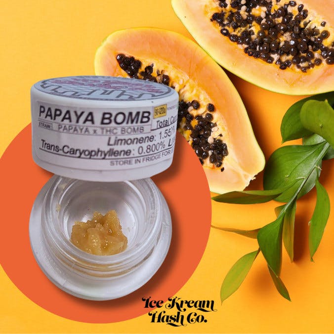 IKHCO | Papaya Bomb | Live Rosin | 1g - Ice Kream Hash Co.