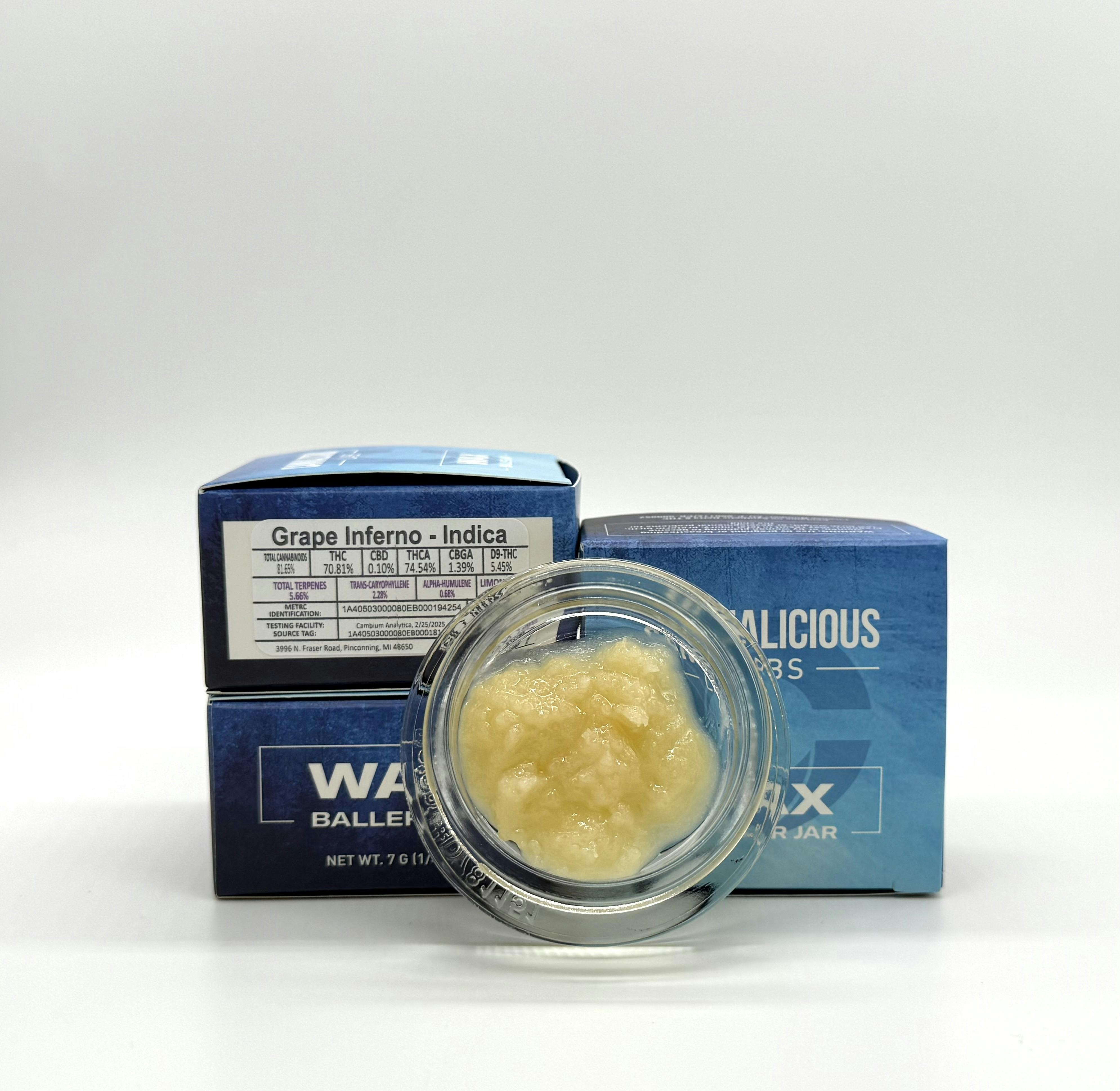 Grape Inferno Wax - Indica - Cannalicious Labs