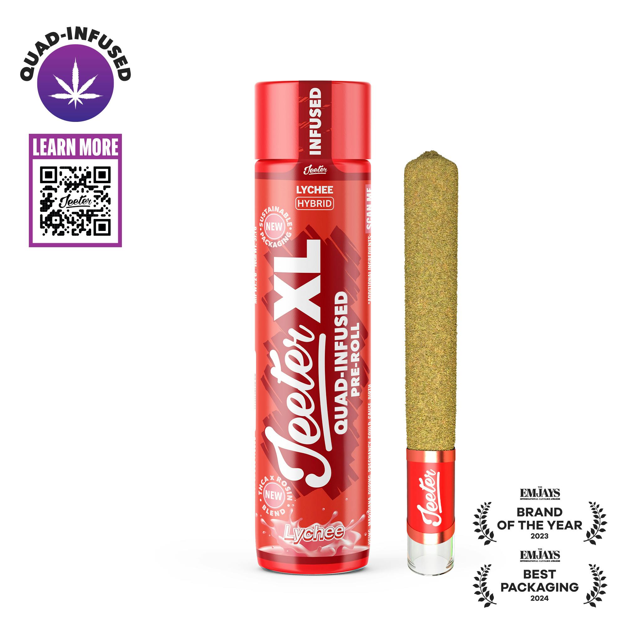 Jeeter XL | Quad-Infused - Lychee - Jeeter