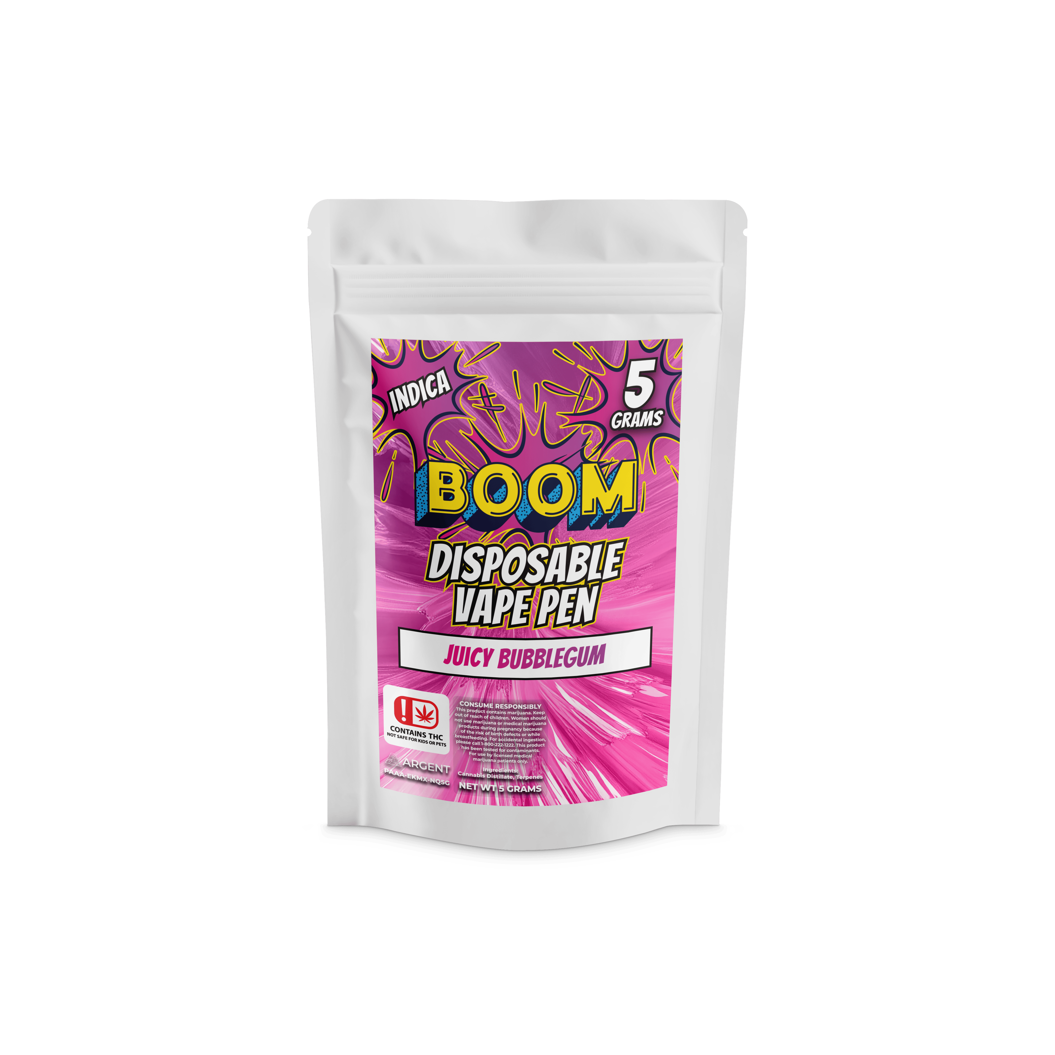 Juicy Bubblegum - 5g Disposable - Boom