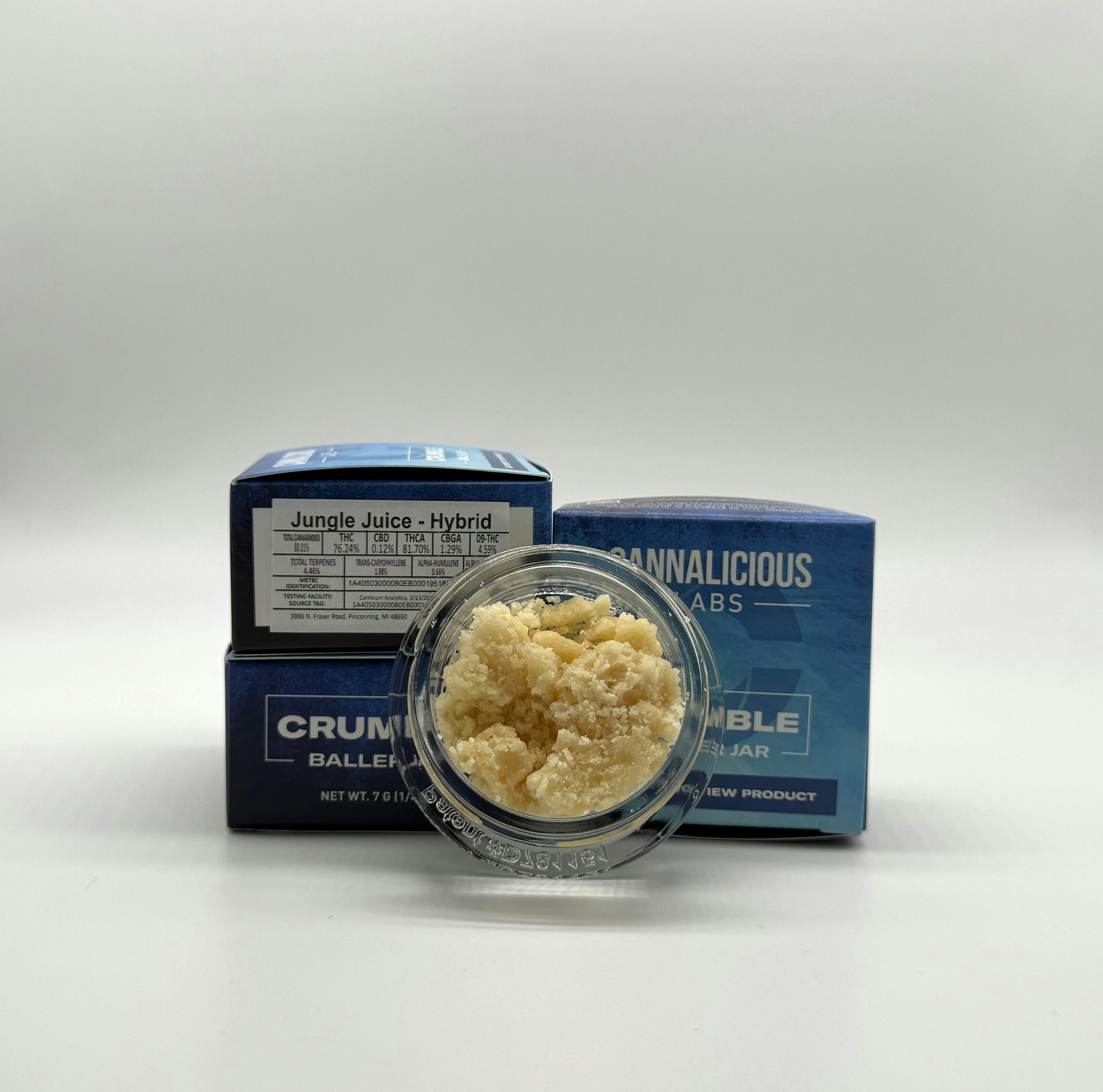Jungle Juice Crumble - Hybrid - Cannalicious Labs