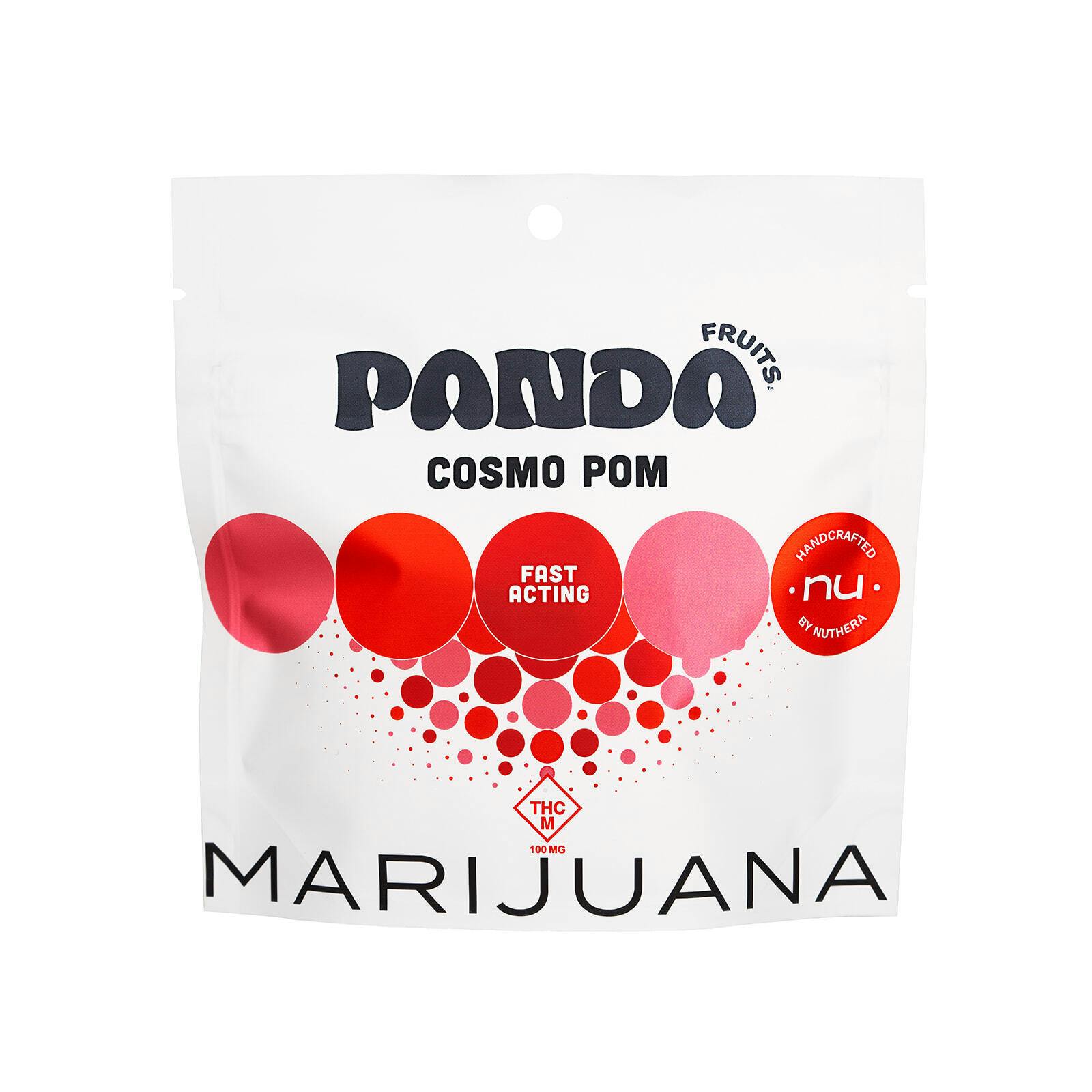 Panda Fruits Cosmo Pom Nano 100mg - Nuthera