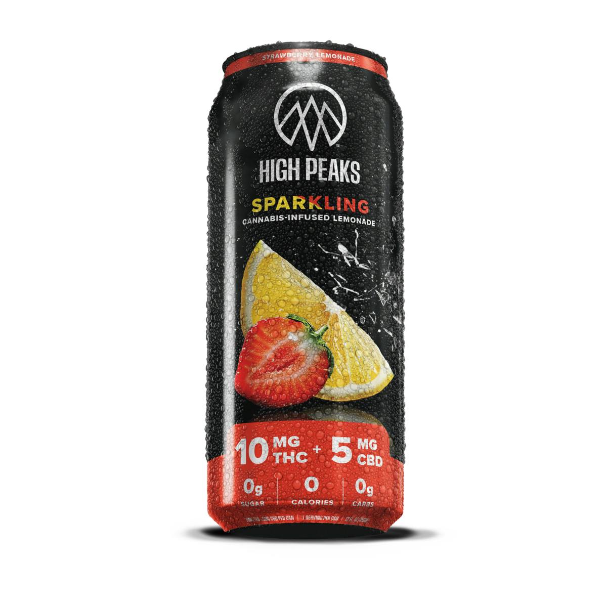 Sparkling Strawberry Lemonade | 2:1 THC:CBD | 12 fl. oz | 1-Pk. - The ...