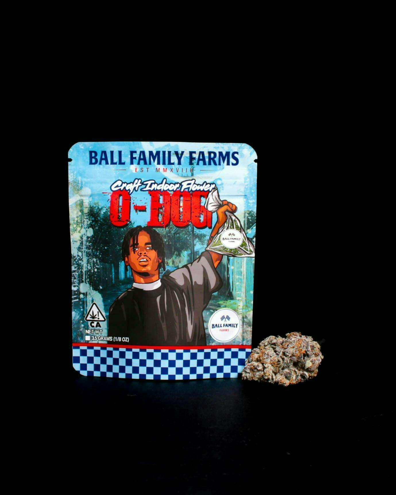 Ball Family Farms - 4g Flower - O Dog - STIIIZY Downtown LA | Weedmaps