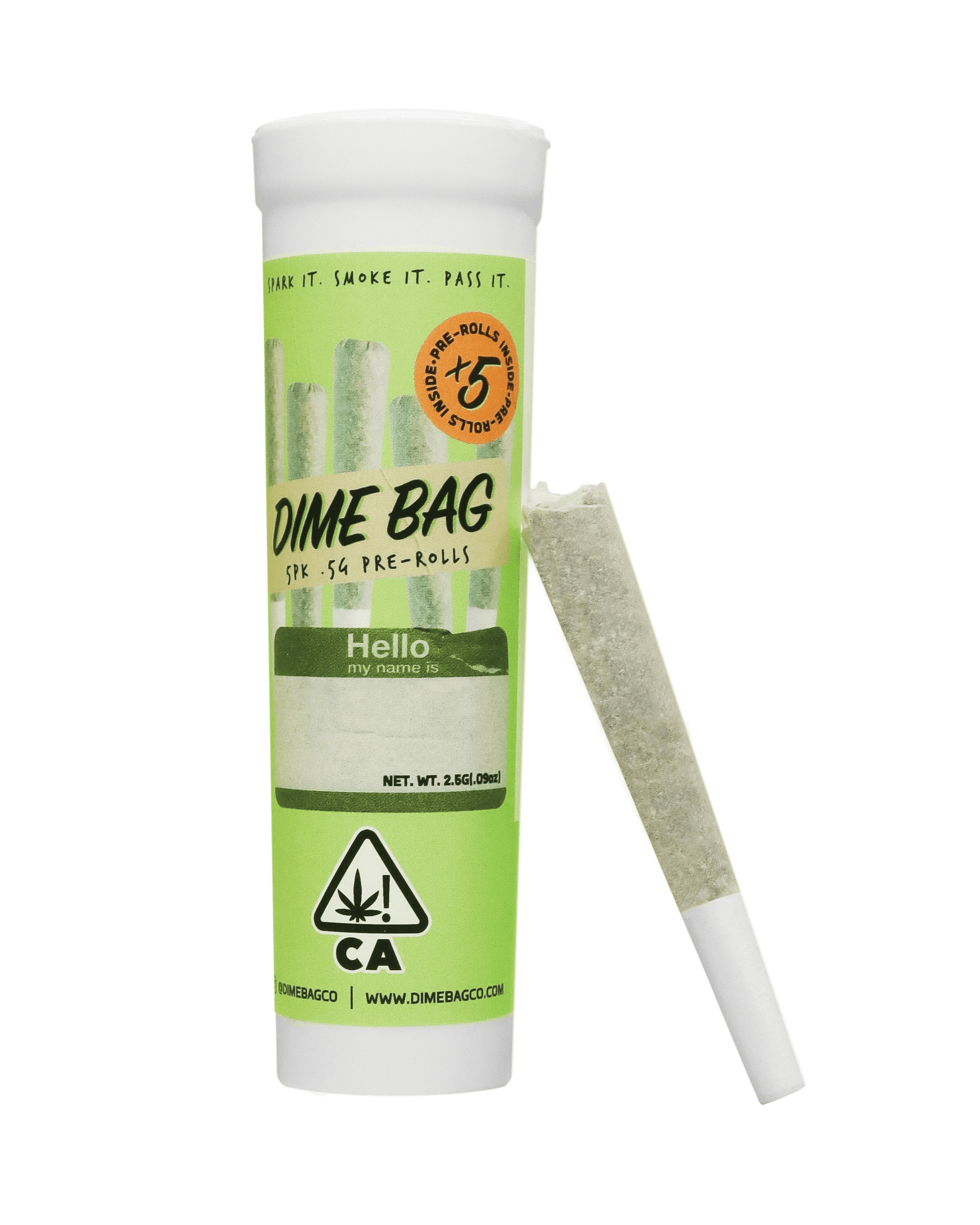 Dime Bag | Super Lemon Haze Sativa 5pk (2.5g) - Dime Bag
