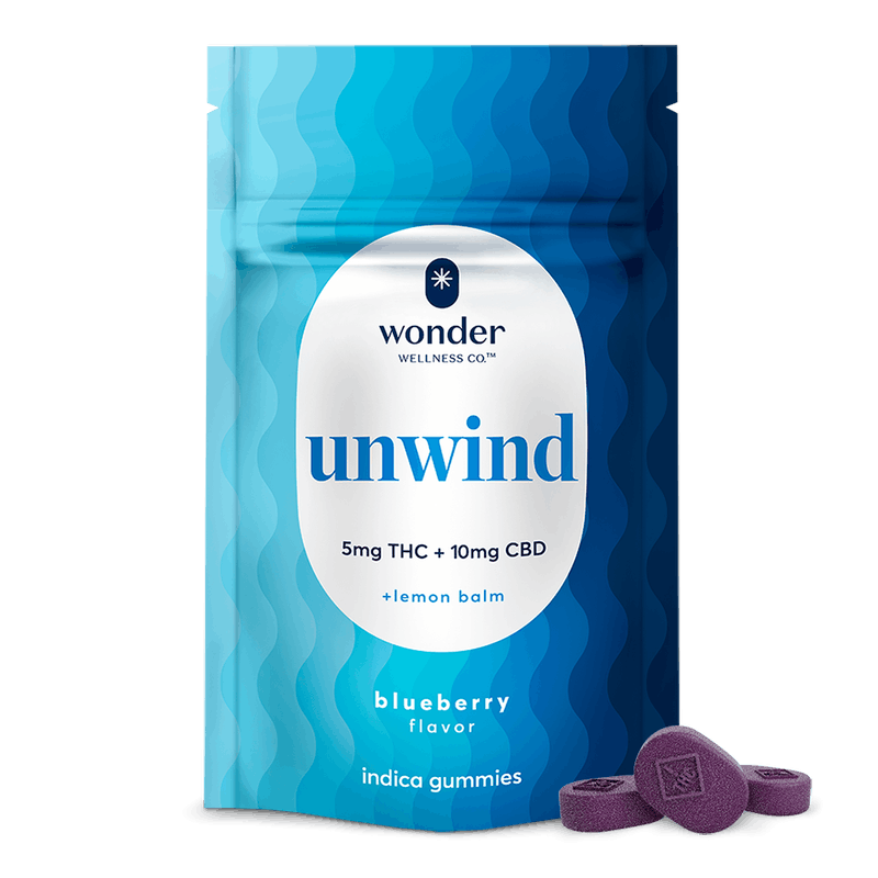 *Wonder Unwind 2:1 Blueberry Gummies [20pk] (OH) - * Wonder Wellness Co.