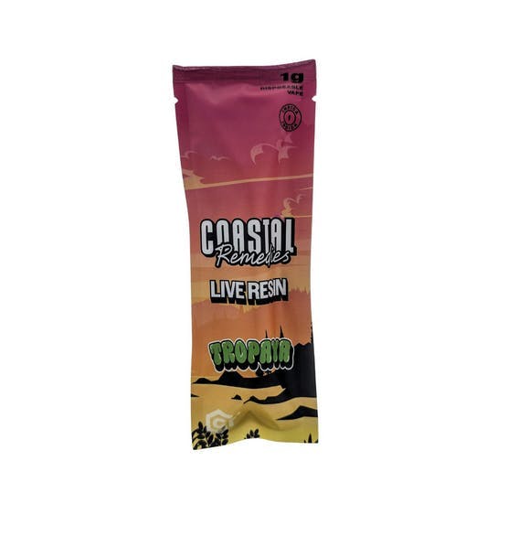 Tropaya | 1g Live Resin Disposable Cartridge | Coastal Remedies ...