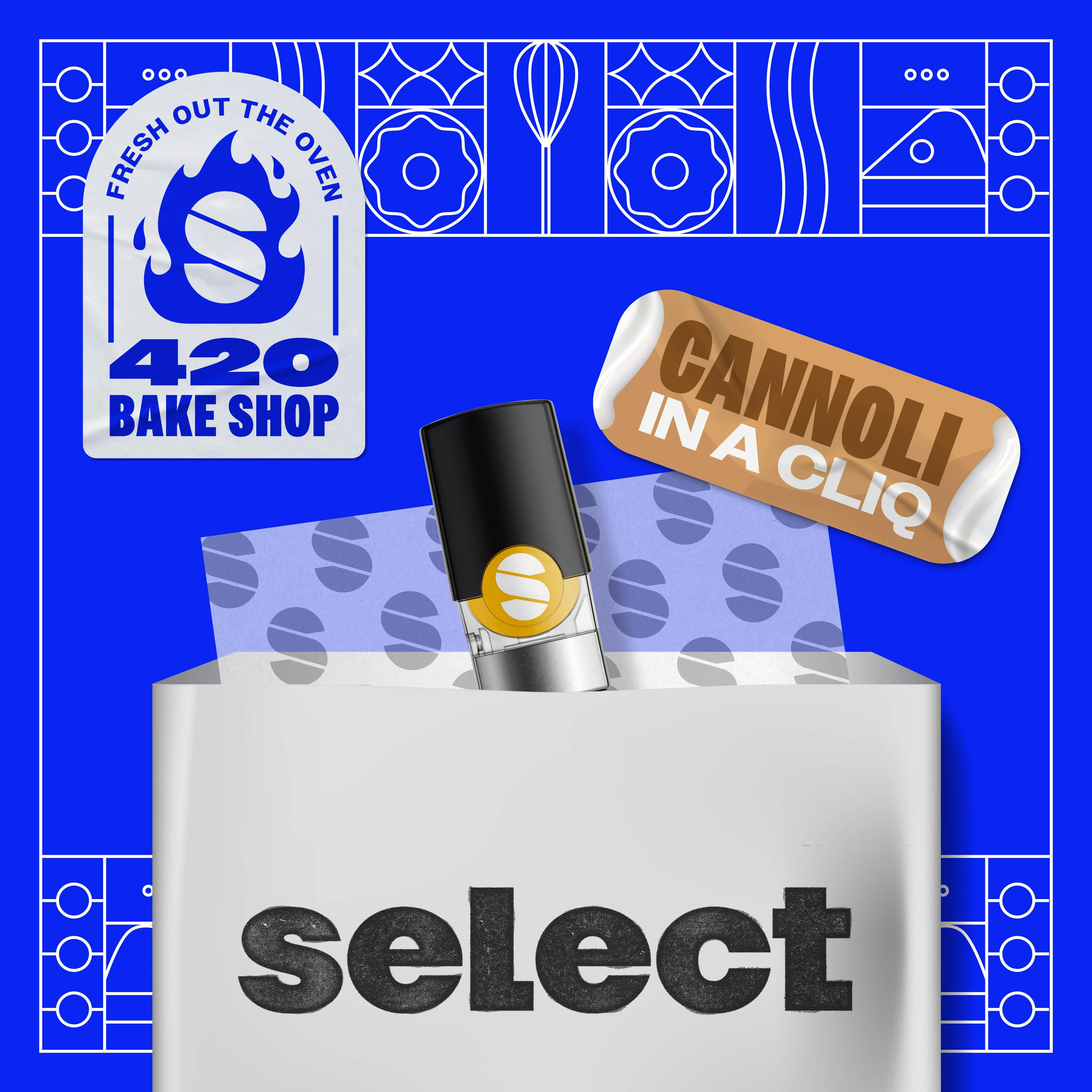 CLIQ Elite - Limited Edition Cannoli 420 Bake Shop Pod - Select