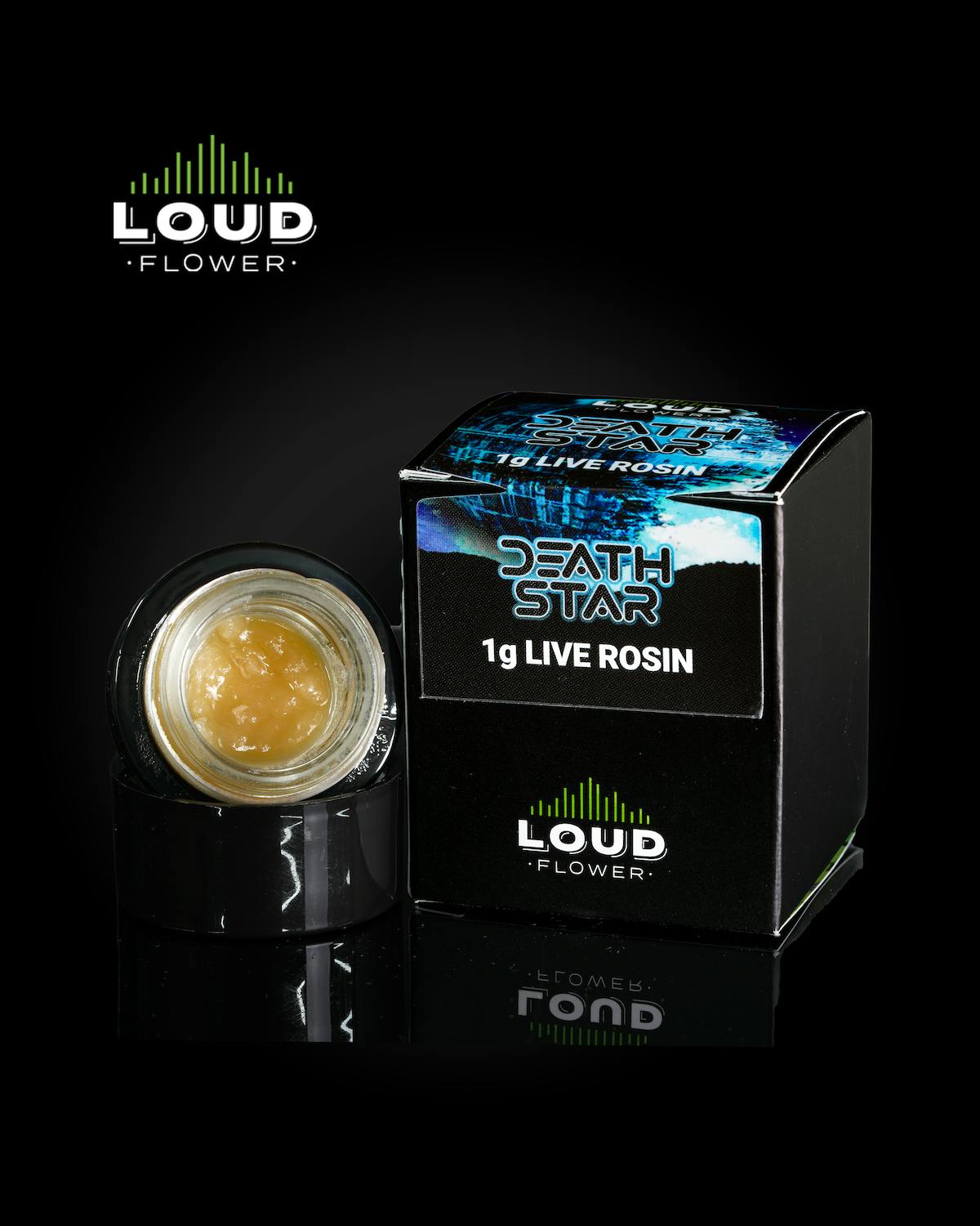 Death Star 1g. Live Rosin - MI Loud Flower Farms