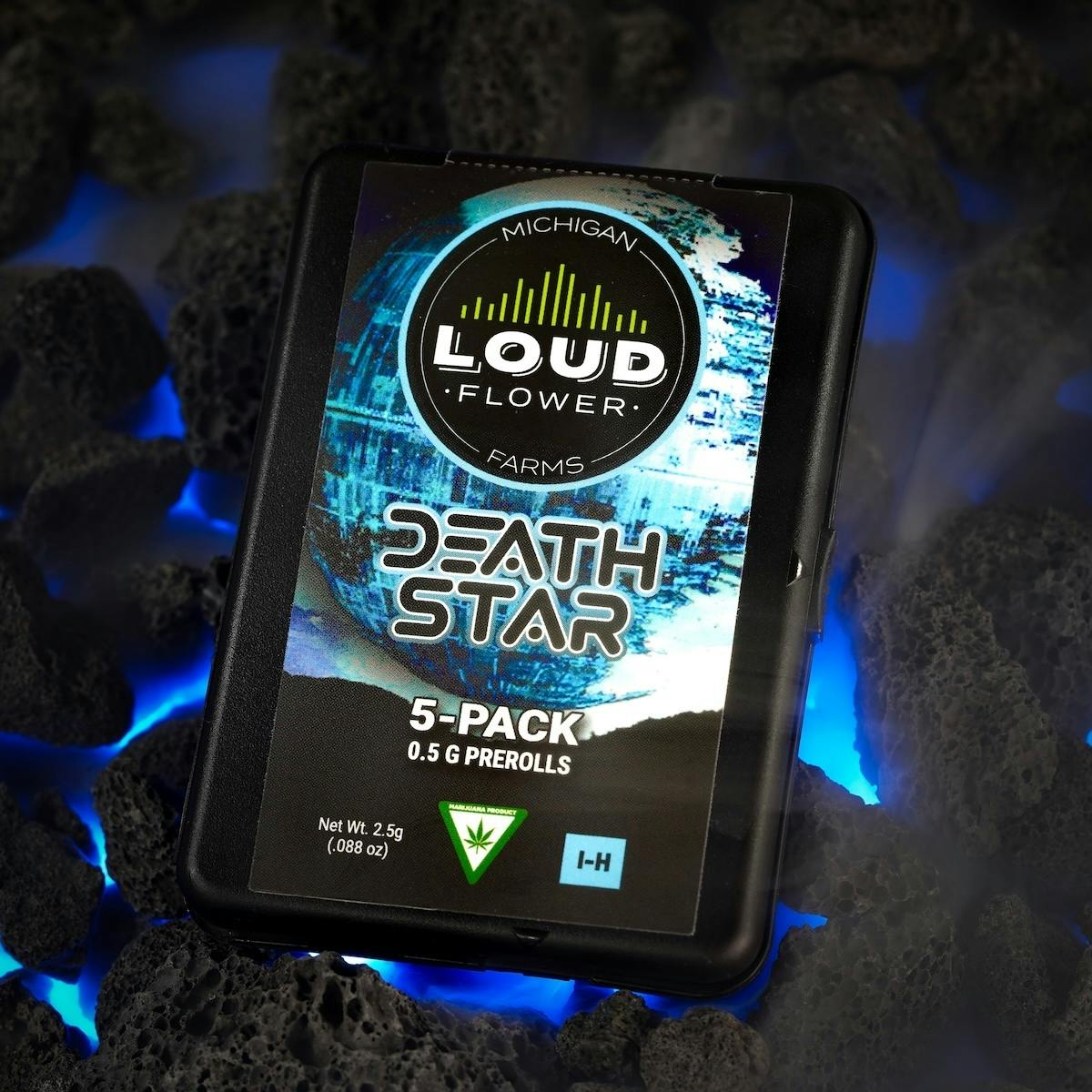 Death Star .5g 5 Pack Pre Rolls - MI Loud Flower Farms