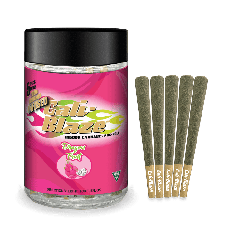 Cali-Blaze | Liquid Diamond Minis Dragon Fruit | 7g each | 5pk - Cali-Blaze
