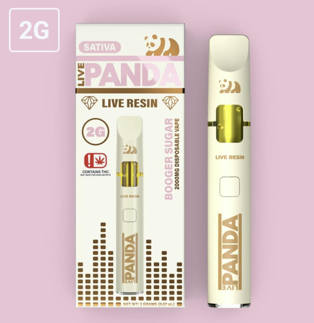 Live Panda - Booger Sugar - 2G Live Resin Vape - Loud Panda