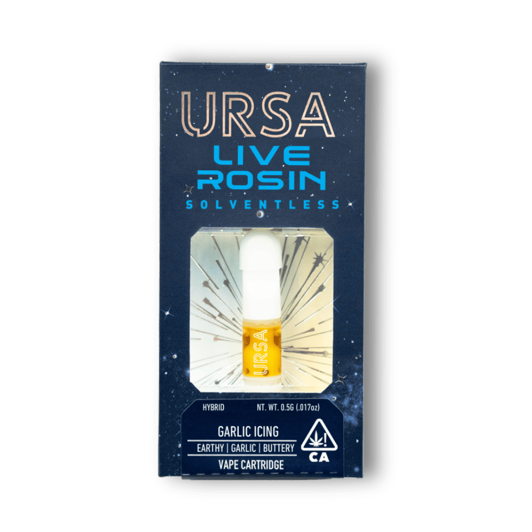 Garlic Icing 0.5G Live Rosin Cartridge - URSA Extracts
