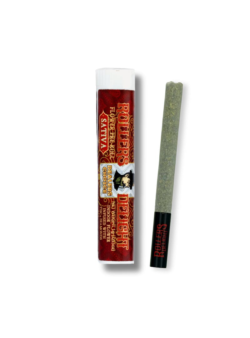 Dealer's Choice | Ice Caps | Infused Preroll | 1g | Hybrid - Rollers Delight