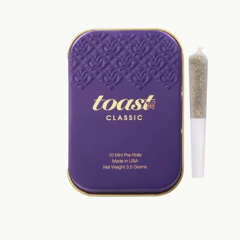 Toast | Pre Roll | 3.5G | 10pc | Grape Island Punch | THC 29.41% ...