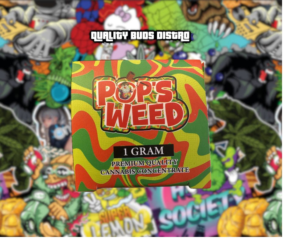 POP'S WEED - BADDER - CONCENTRATE - 1G - Pops Weed