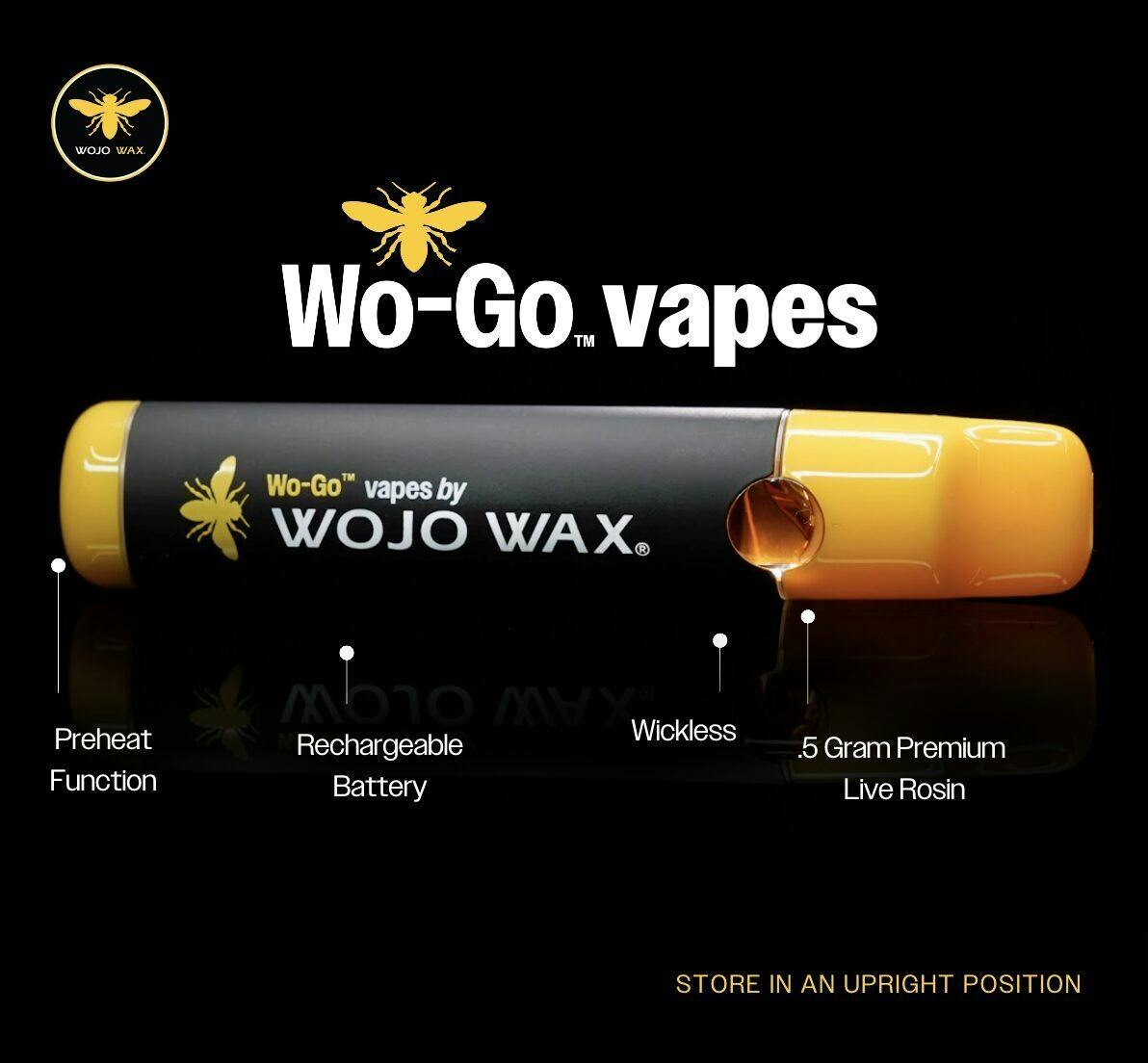 Strawberry Candy - .5g Live Rosin Disposable Vape - Wojo Co