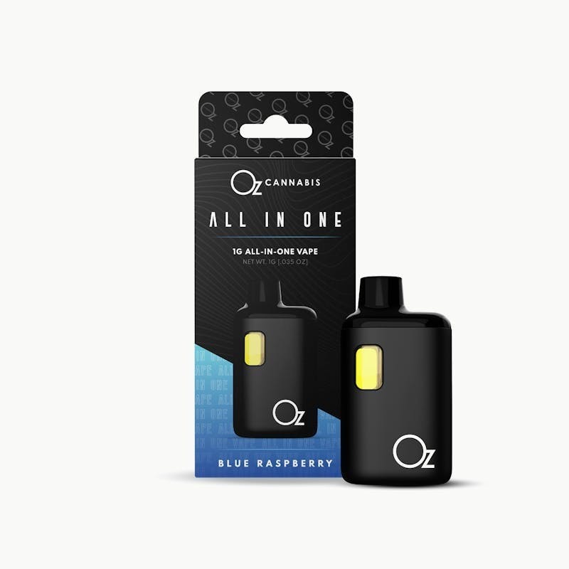 Oz Cannabis Disposable Vape (1g) - Blue Raspberry - OZ Cannabis