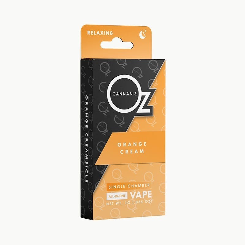 Oz Cannabis Disposable Vape (1g) - Orange Cream - OZ Cannabis
