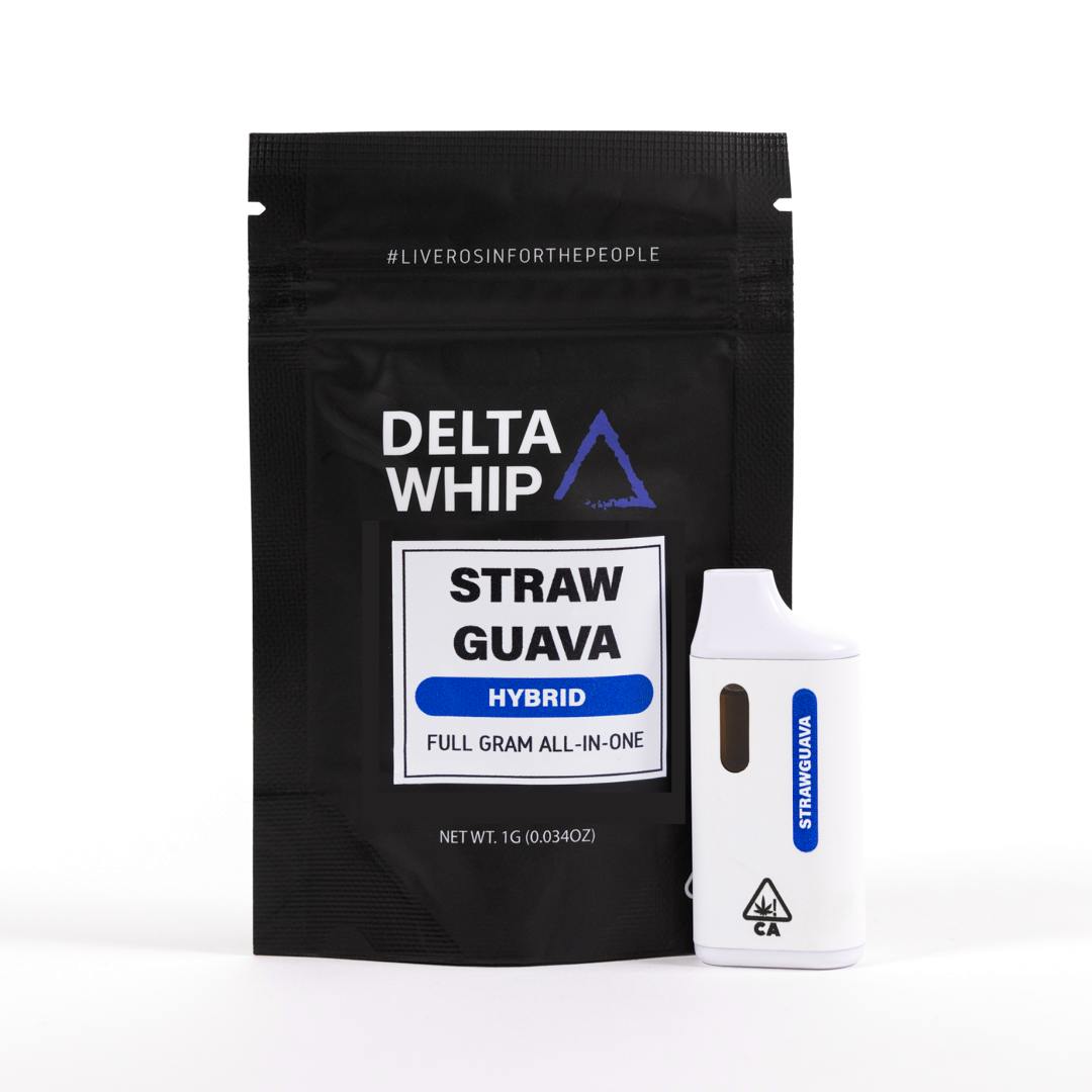 Delta Whip - Strawguava Live Rosin AIO 1000mg - Catalyst
