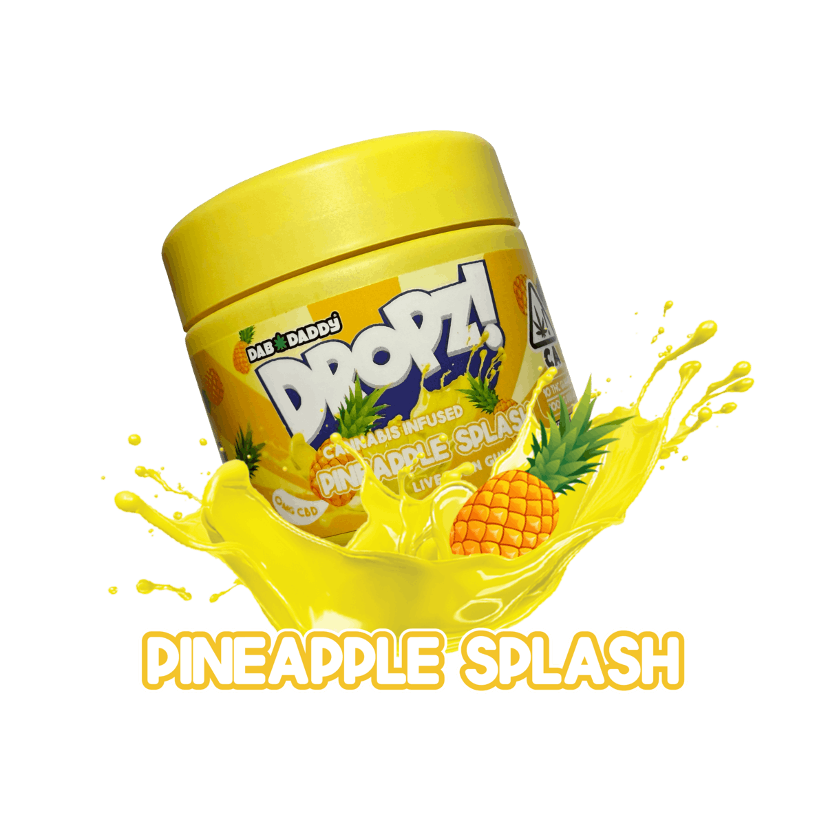 DROPZ! by DAB DADDY® Pineapple Splash Gummies - Dab Daddy