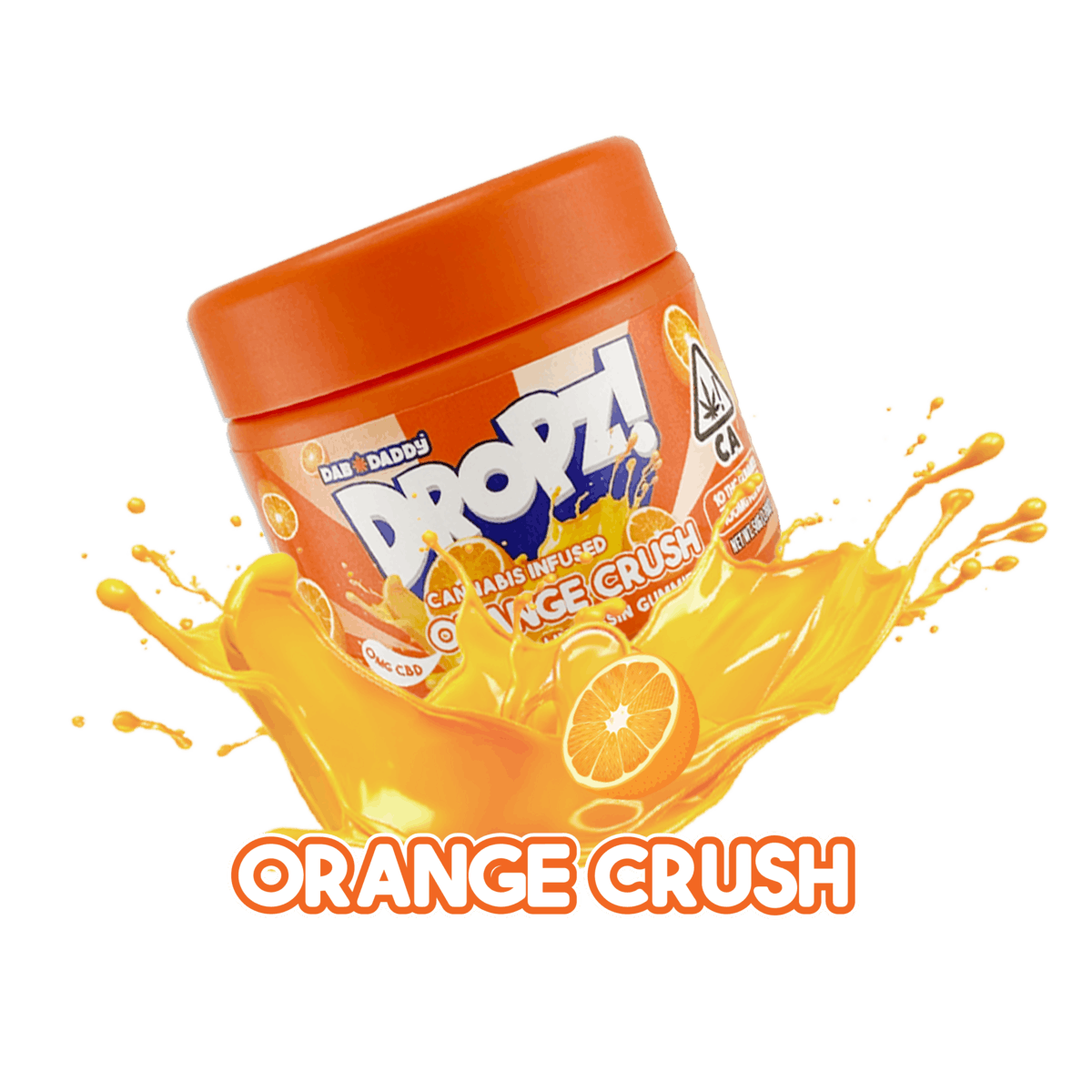 DROPZ! by DAB DADDY® Orange Crush Gummies - Dab Daddy
