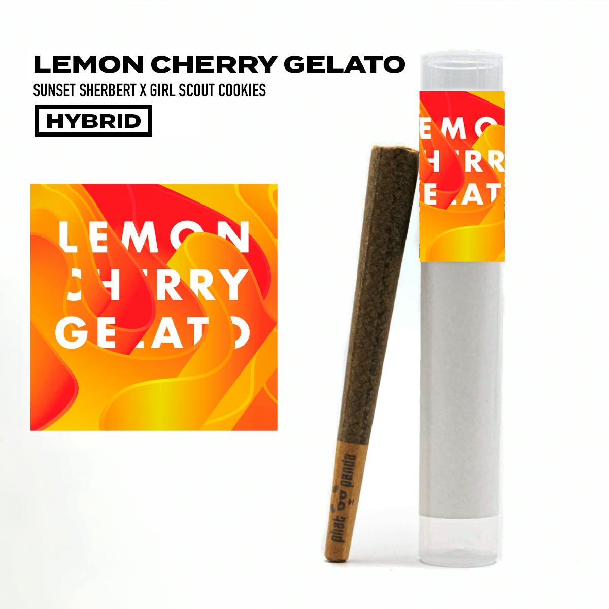 Lemon Cherry Gelato - Preroll - CA - Phat Panda