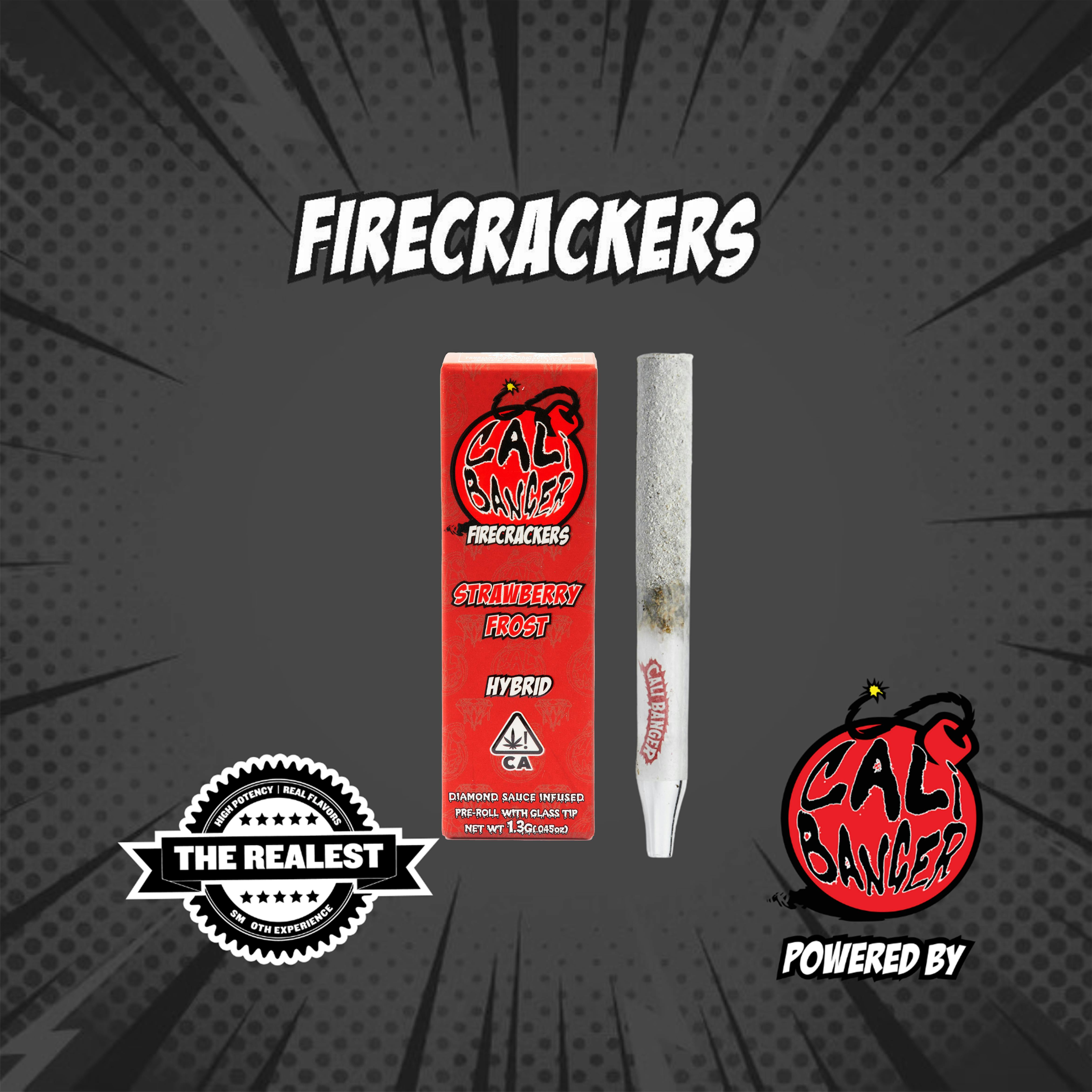 Firecracker Infused Pre Roll Strawberry Frost 1.3 Gr - Firecracker by ...