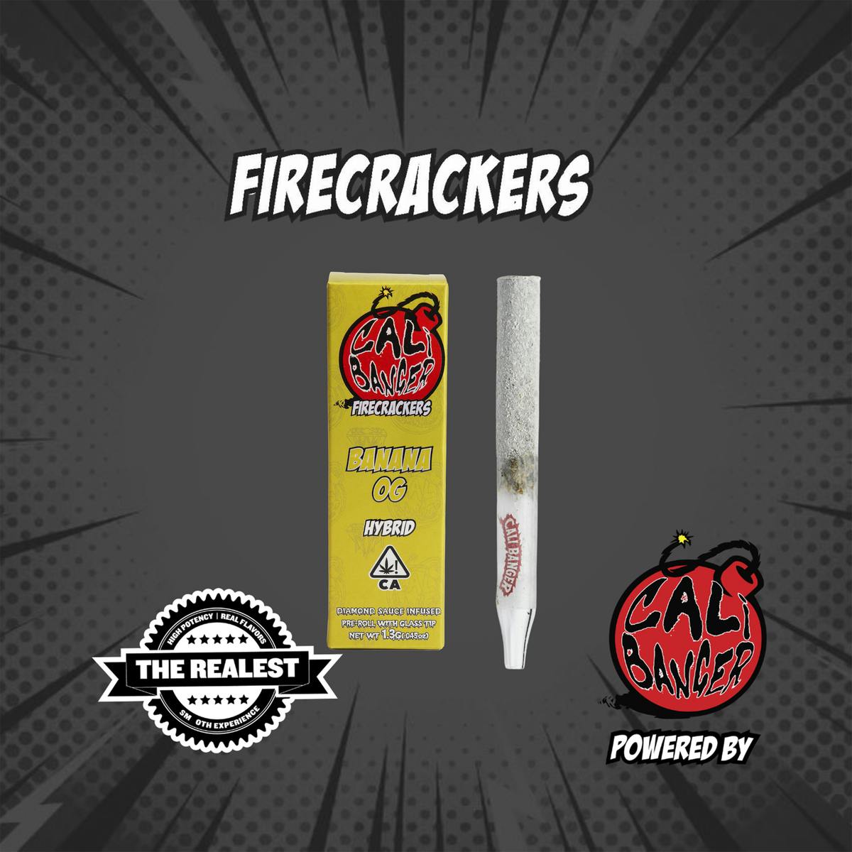 Firecracker Infused Pre Roll Banana OG 1.3 Gr - Firecracker by Cali Banger
